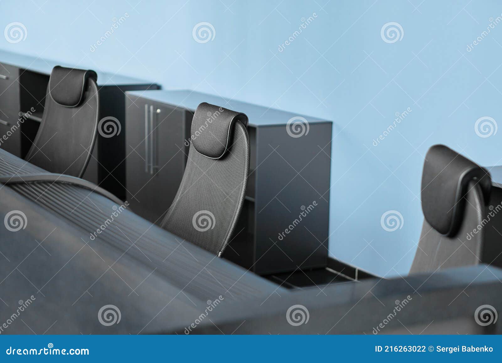 The Concept of Empty Offices with No Workers. Pandemic and Remote Work ...