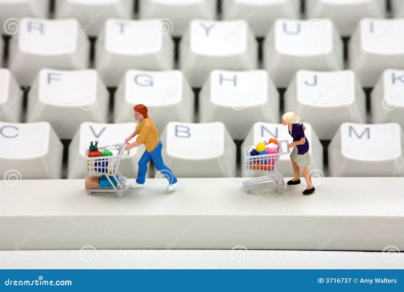 Concept en ligne d'achats. image stock. Image du clavier - 3716737