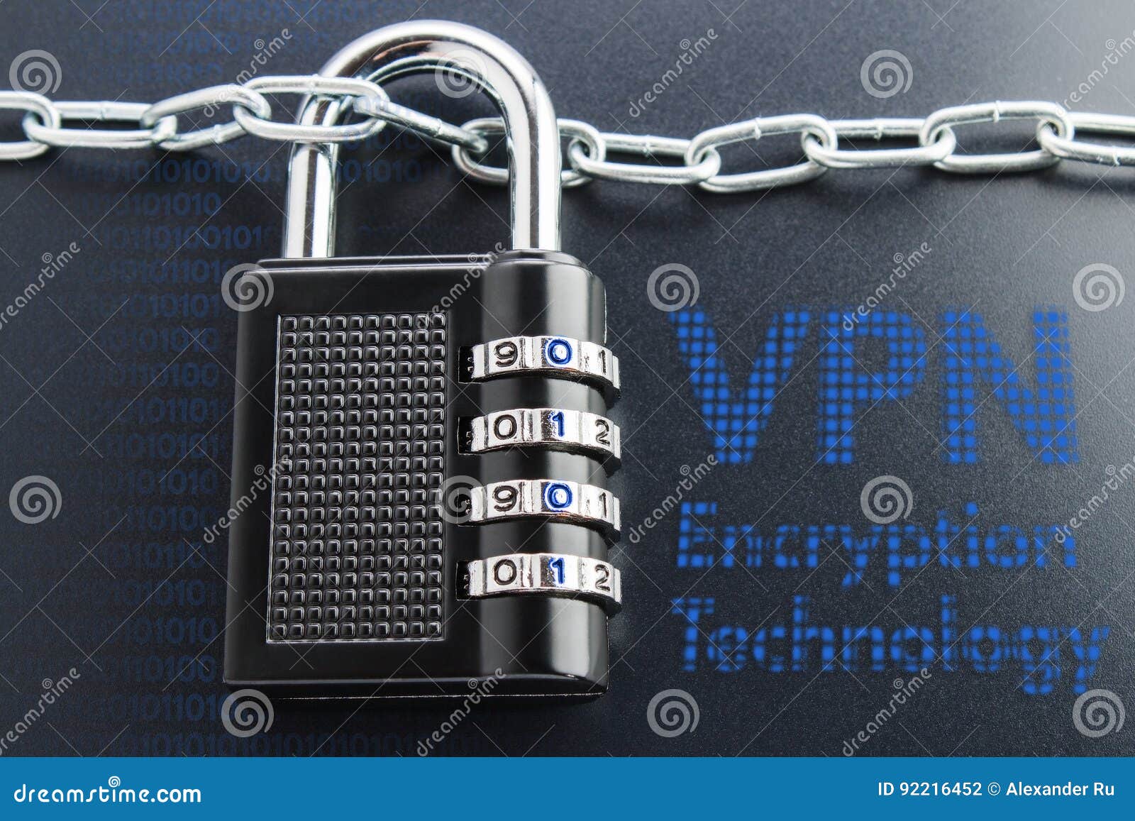 The Concept of an Encrypted Internet Connection. Stock Photo - Image of ...