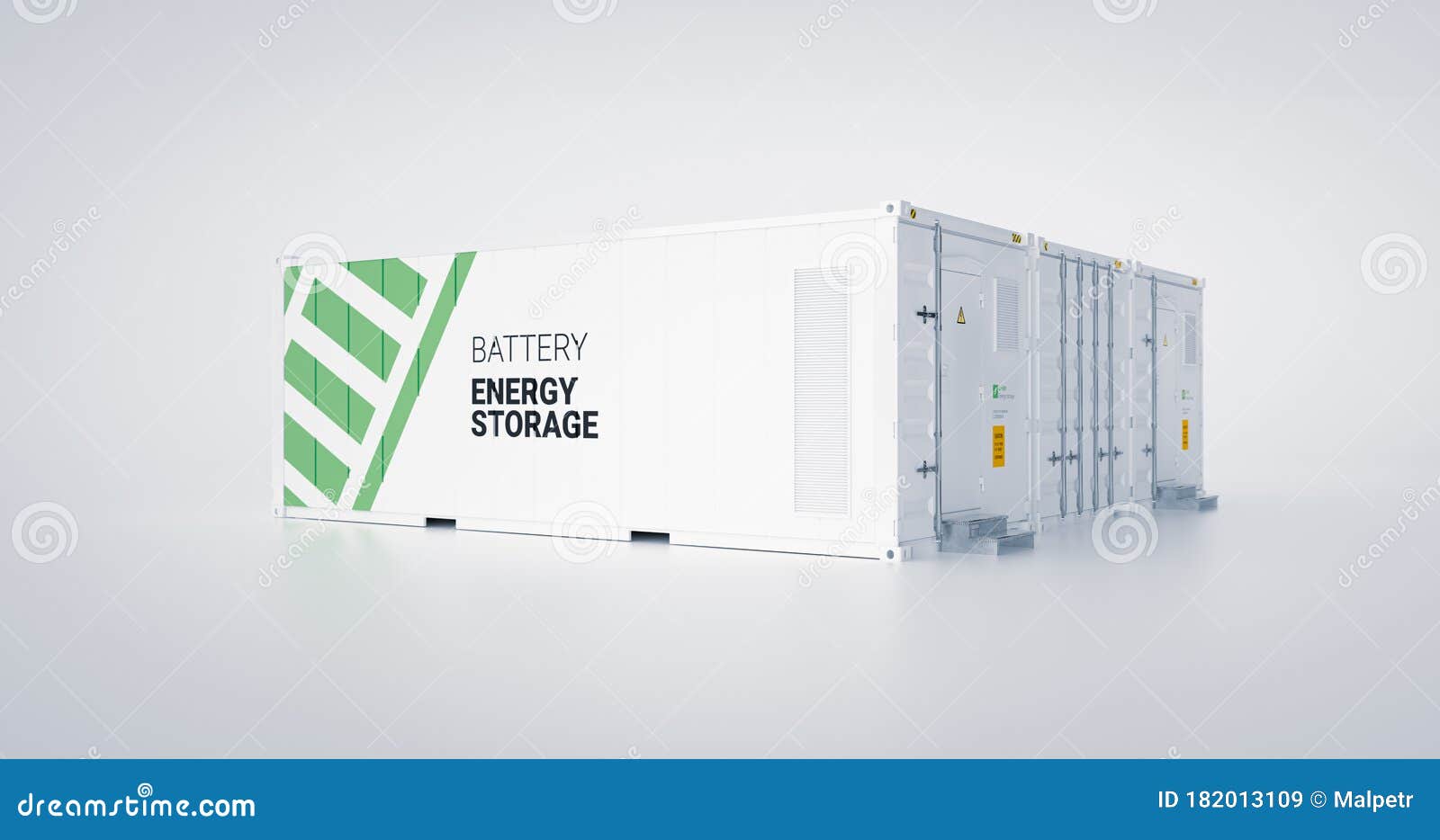 Concept of Energy Storage Unit - Multiple Conected Containers with ...