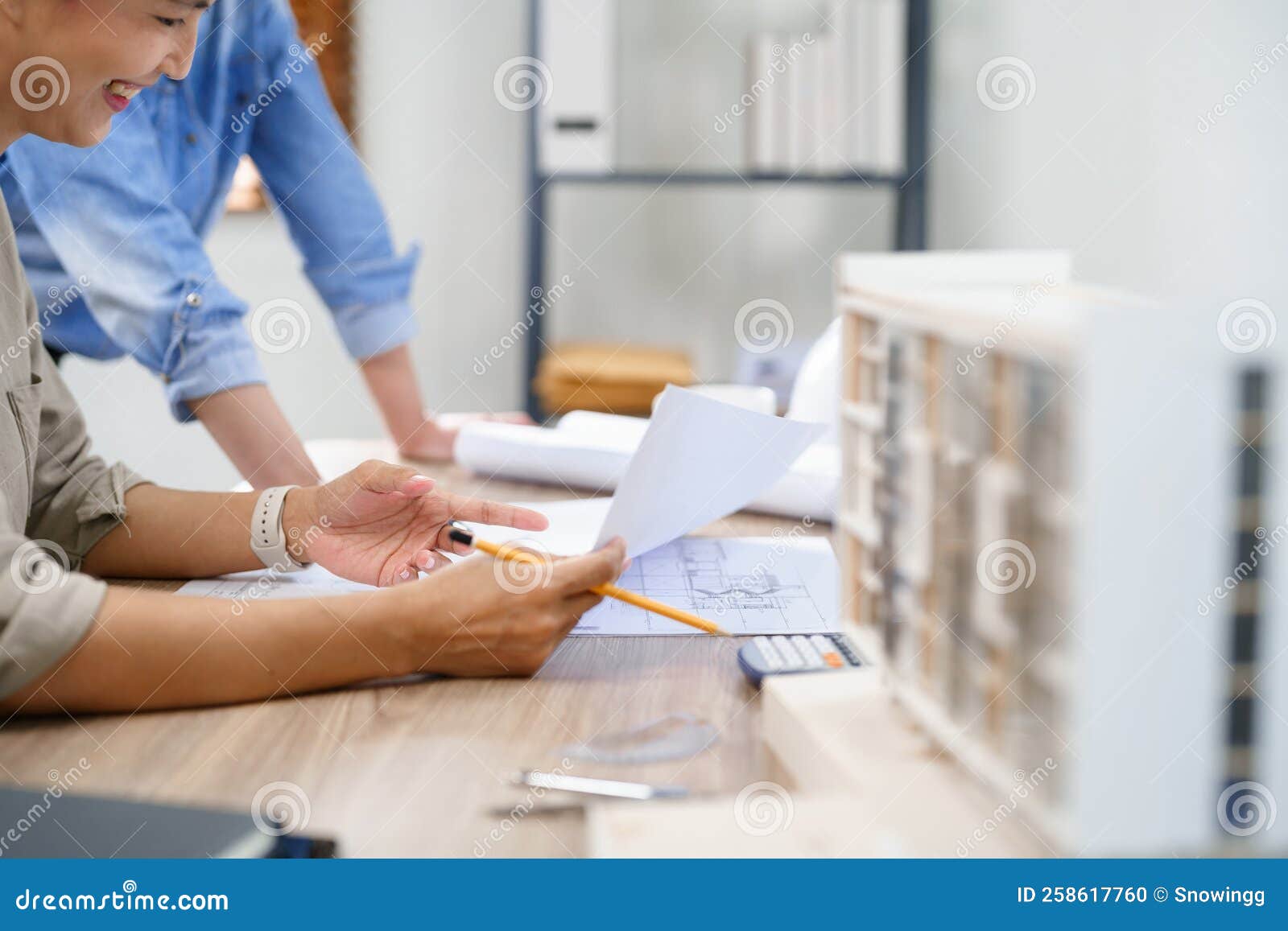 Concept of Engineering Consulting, Two Female Engineers is Checking ...