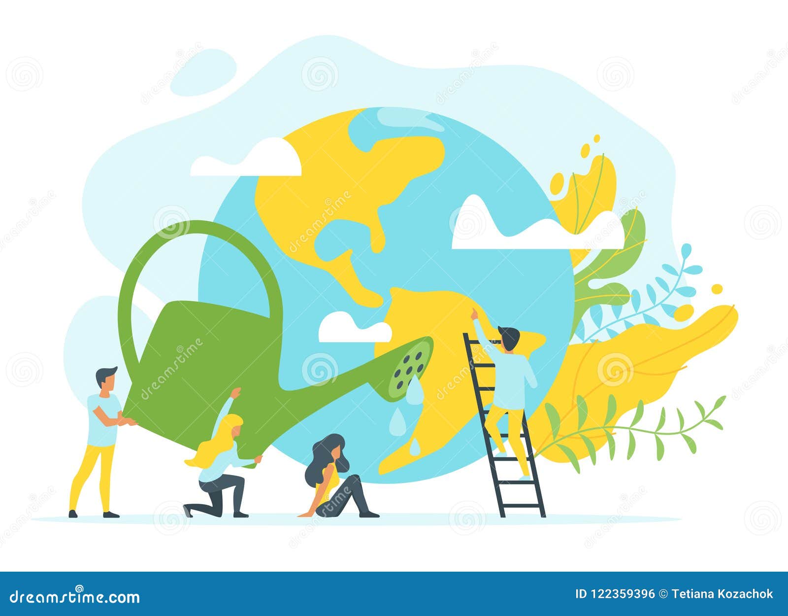 Concept for Environment Protection Stock Vector - Illustration of ...
