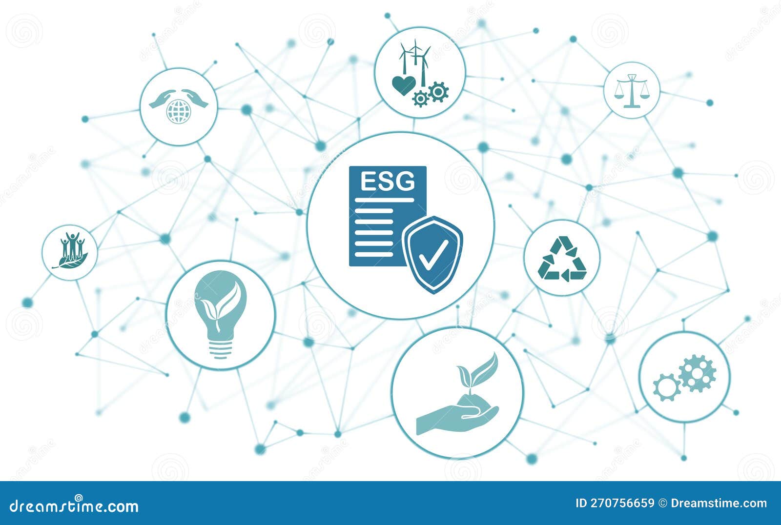 Concept of esg stock illustration. Illustration of environment - 270756659
