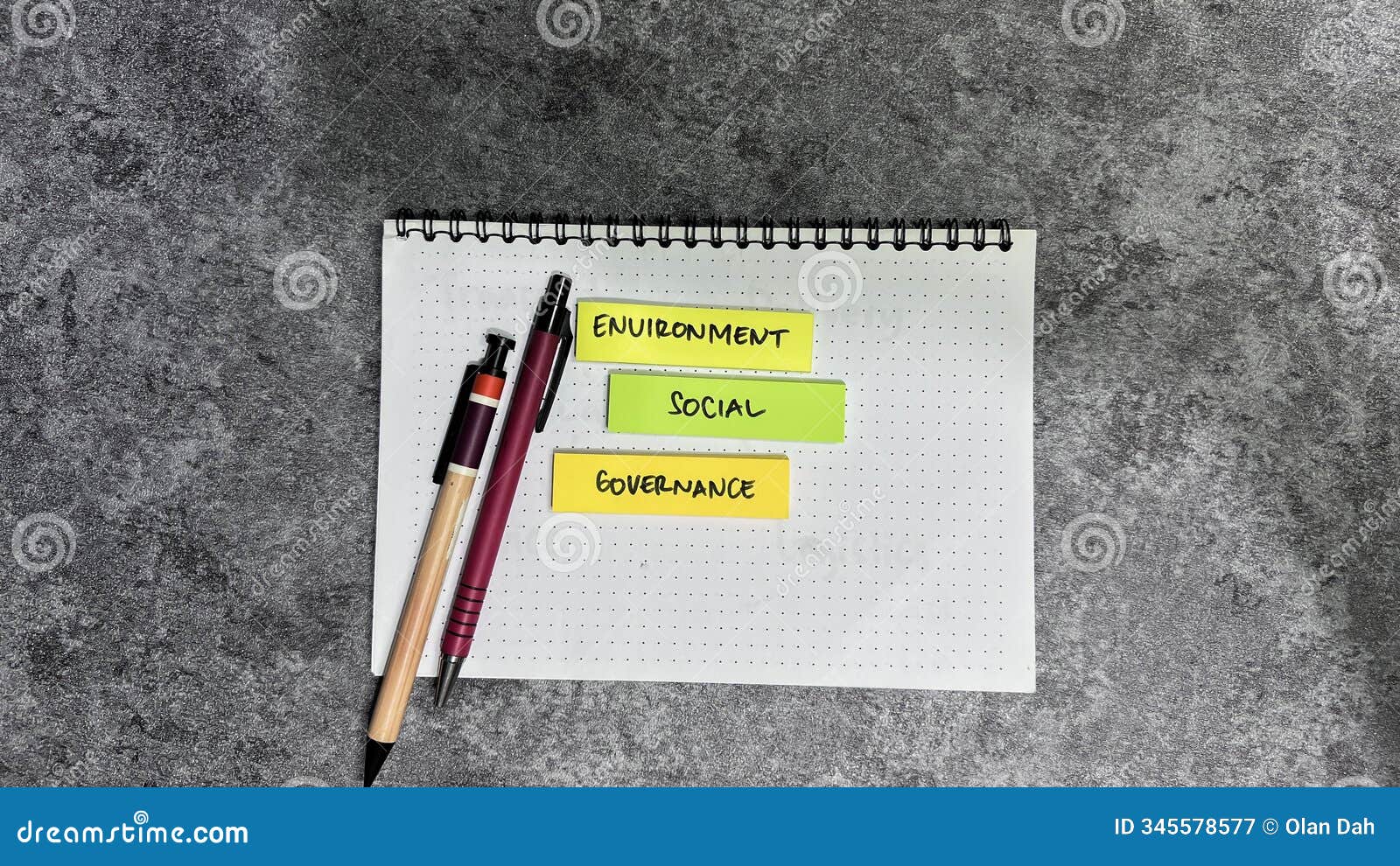 ESG (environment,social,governance) Text On Big Green Leaves Wall Background For Sdgs Goals In A ...