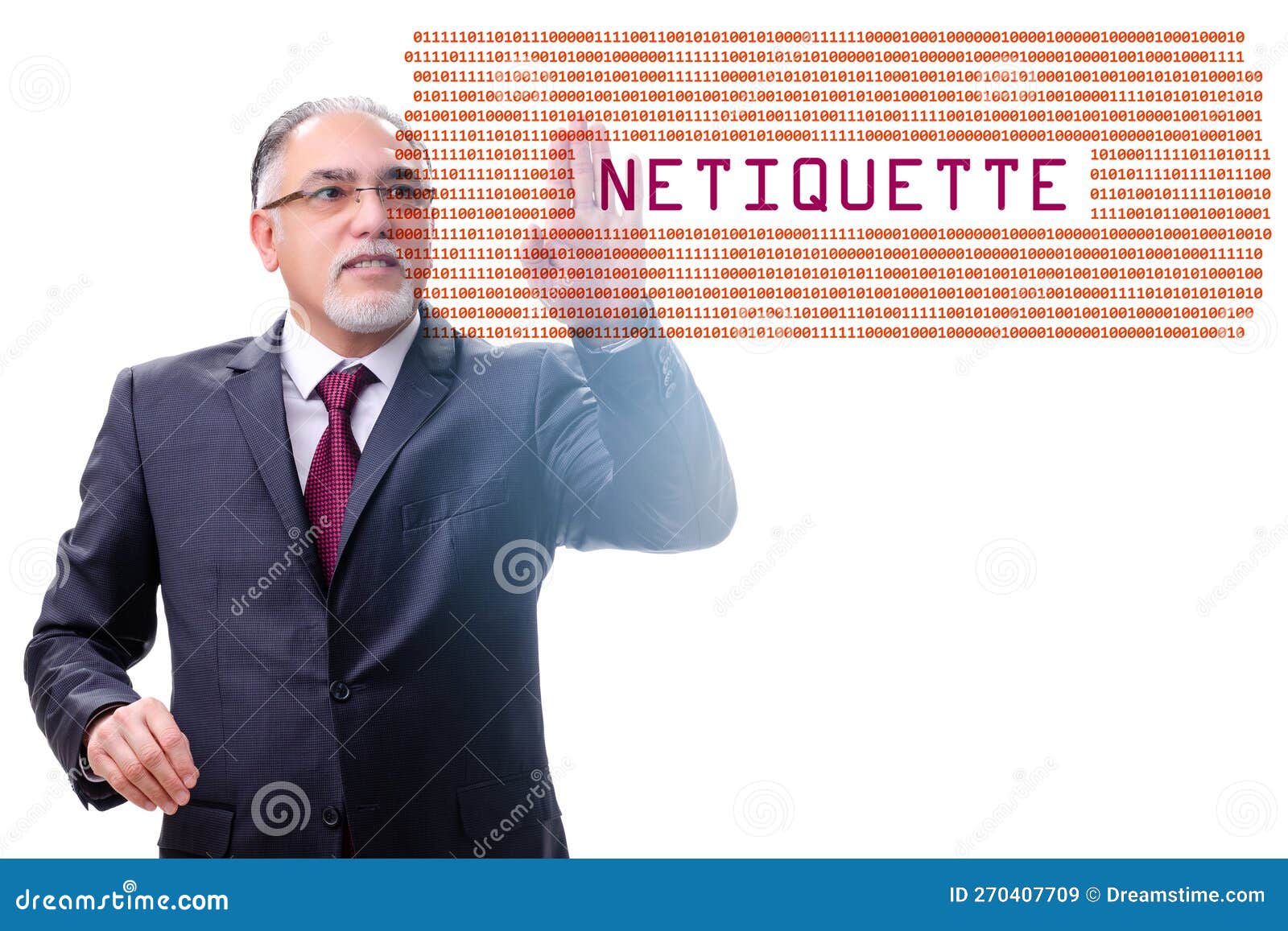 Concept of Etiquette and Netiquette Stock Image - Image of netiquette ...