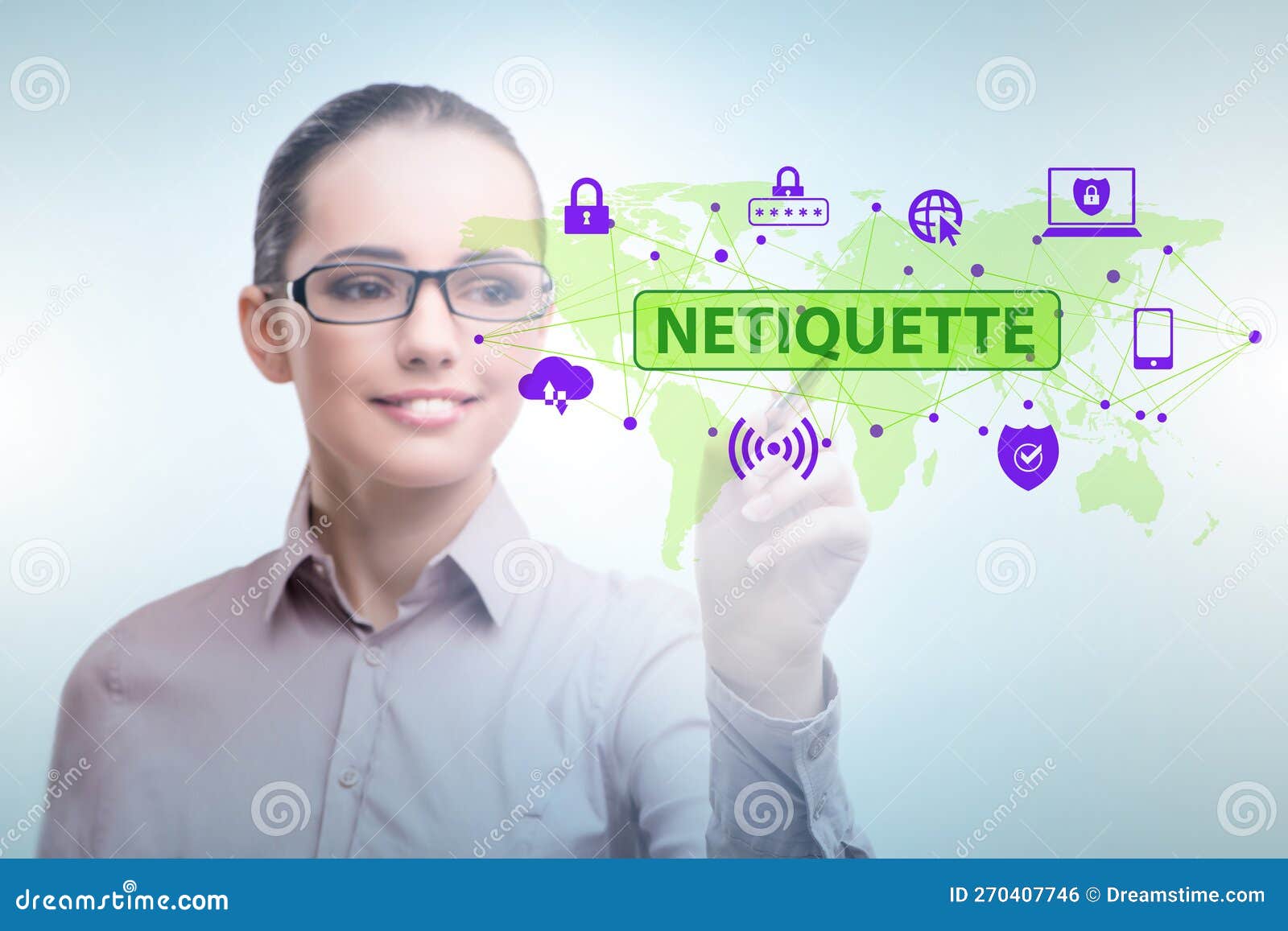 Concept of Etiquette and Netiquette Stock Photo - Image of decorum ...