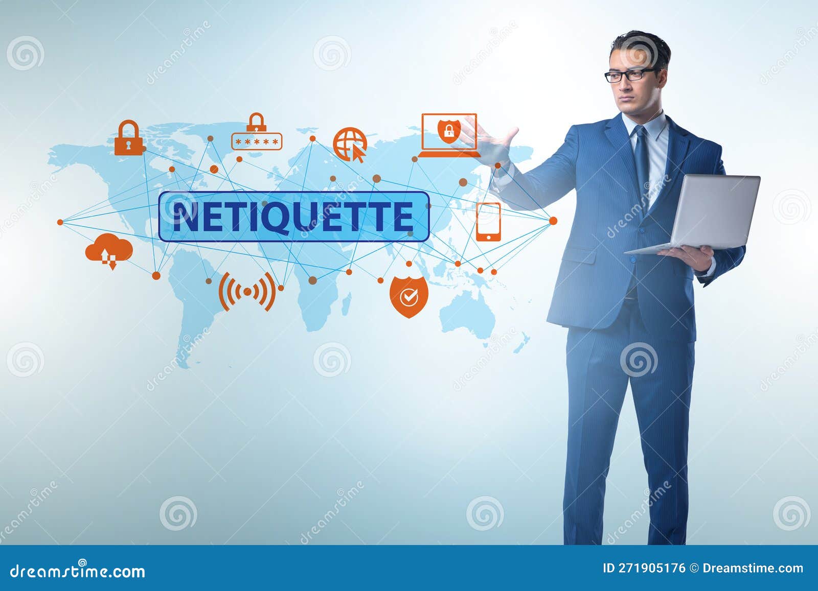 Concept of Etiquette and Netiquette Stock Photo - Image of etiquette ...