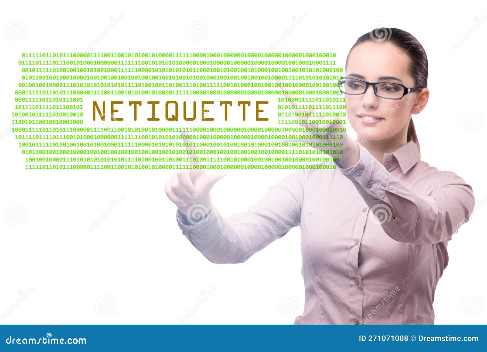 Concept of Etiquette and Netiquette Stock Photo - Image of netiquette ...