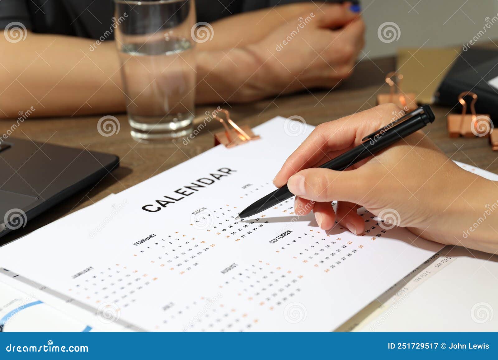 Concept of Event Planning and Work Planning Stock Image - Image of ...