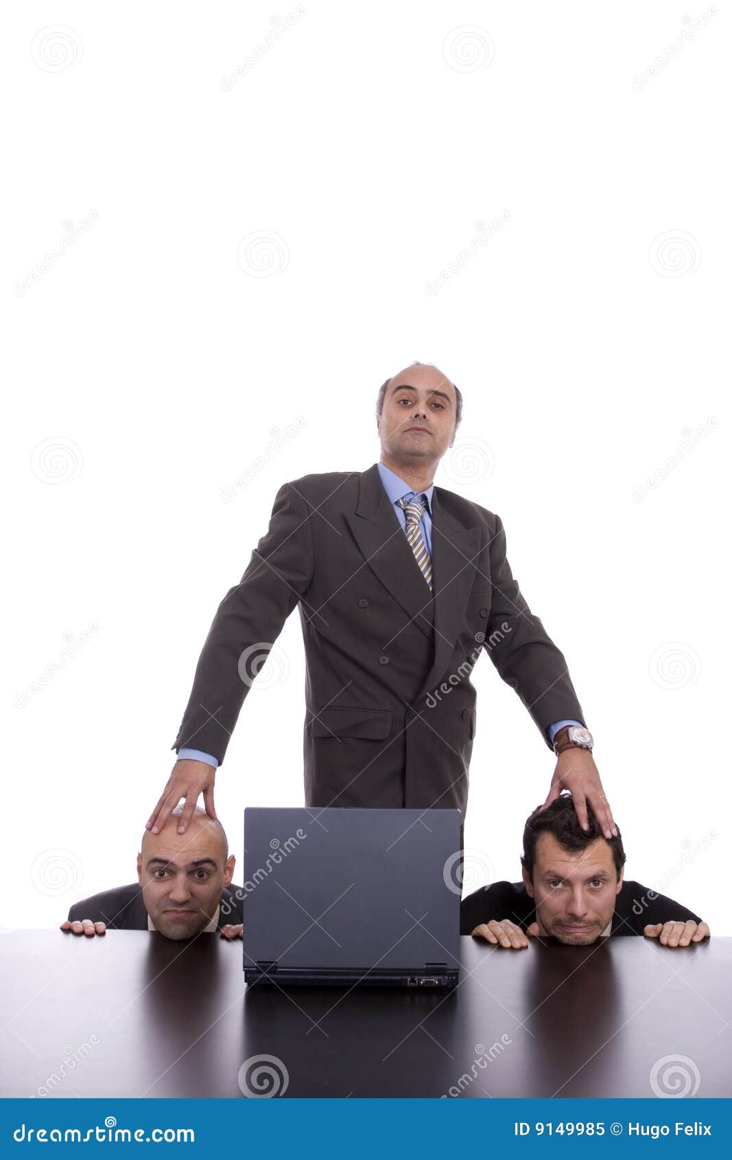Concept of an Evil Boss and His Team Stock Image - Image of absolutism ...