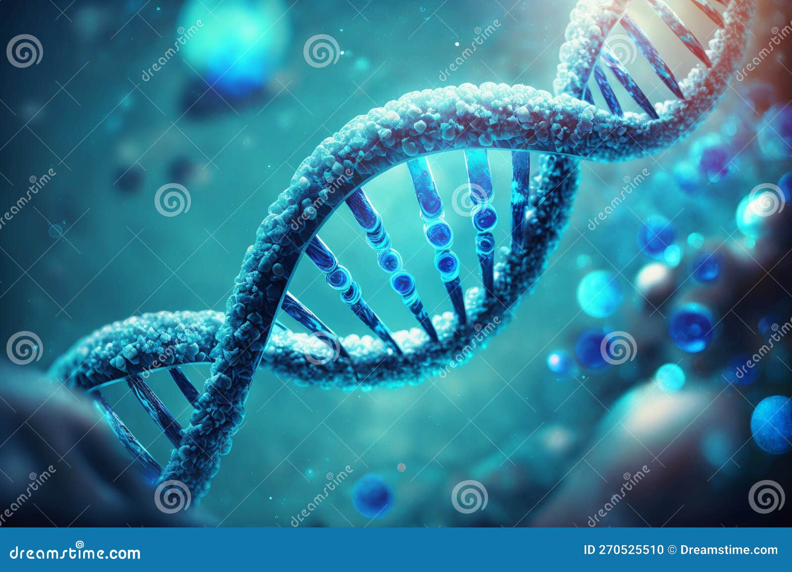 Concept Of The Evolution Of Human DNA In The Distant Future Royalty ...