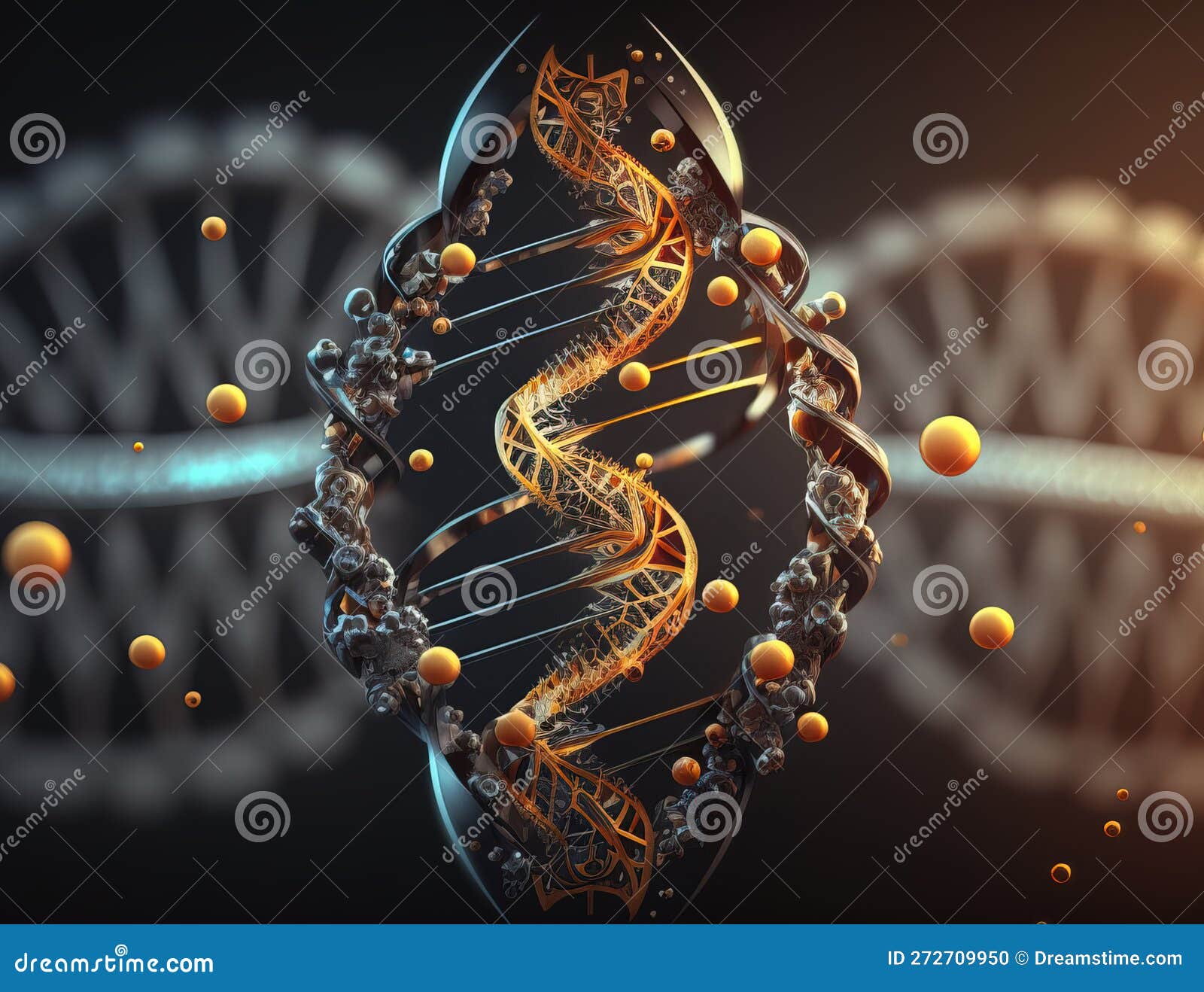 Concept of the Evolution of Human DNA in the Distant Future. Generative ...