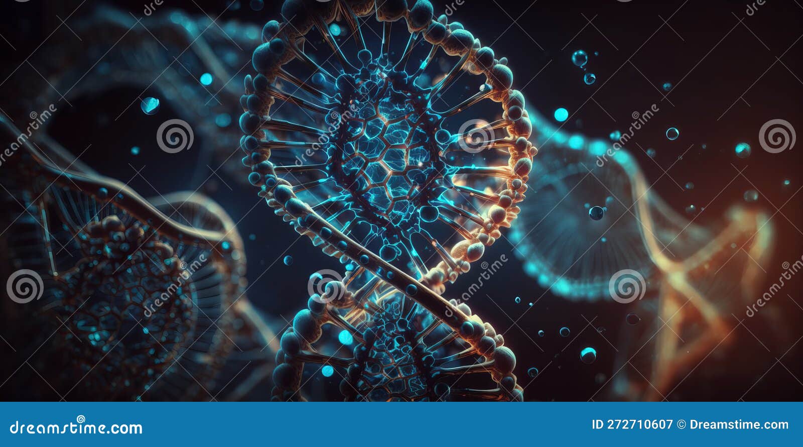 Concept of the Evolution of Human DNA in the Distant Future. Generative ...