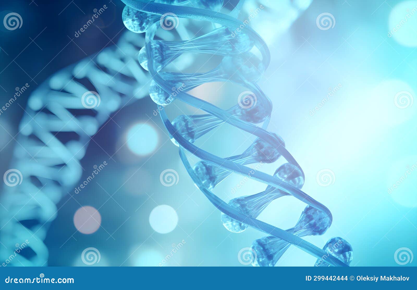 Concept Of The Evolution Of Human DNA In The Distant Future. View Macro ...
