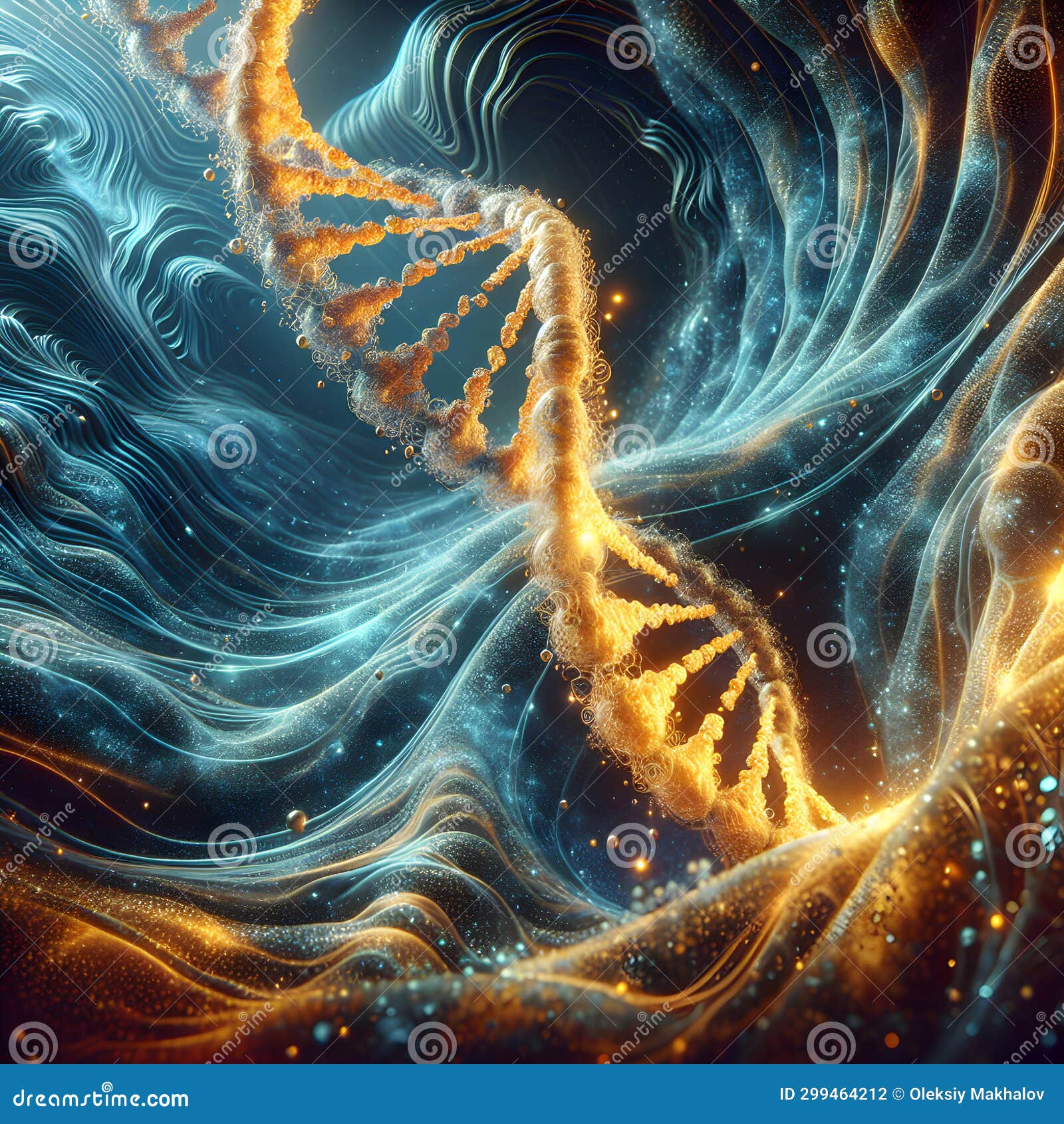 Concept Of The Evolution Of Human Golden DNA In The Distant Future ...