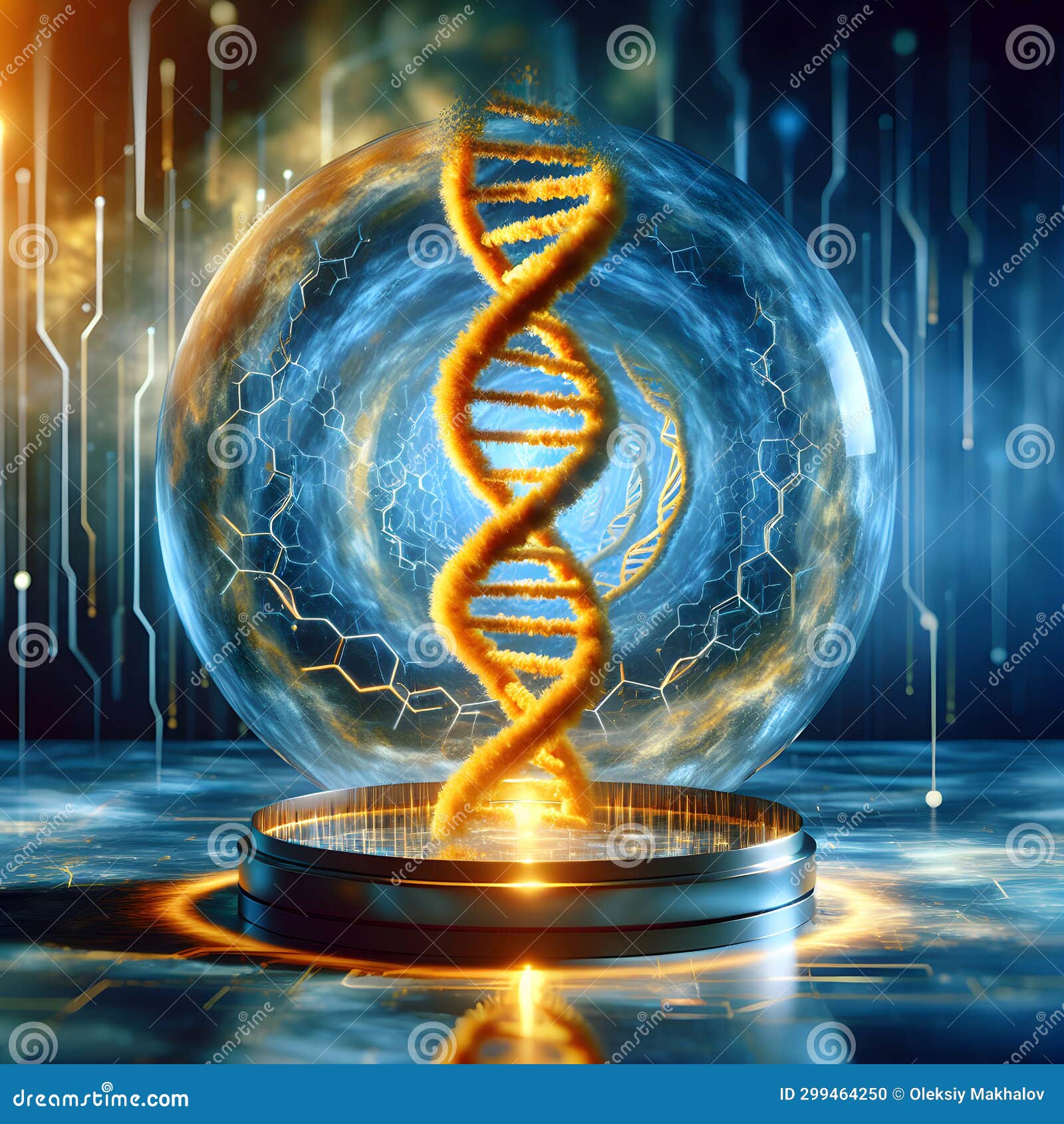 Concept Of The Evolution Of Human Golden DNA In The Distant Future ...