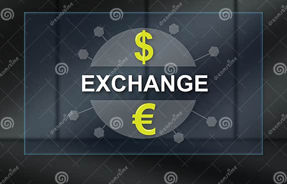 Concept of exchange stock illustration. Illustration of financial ...