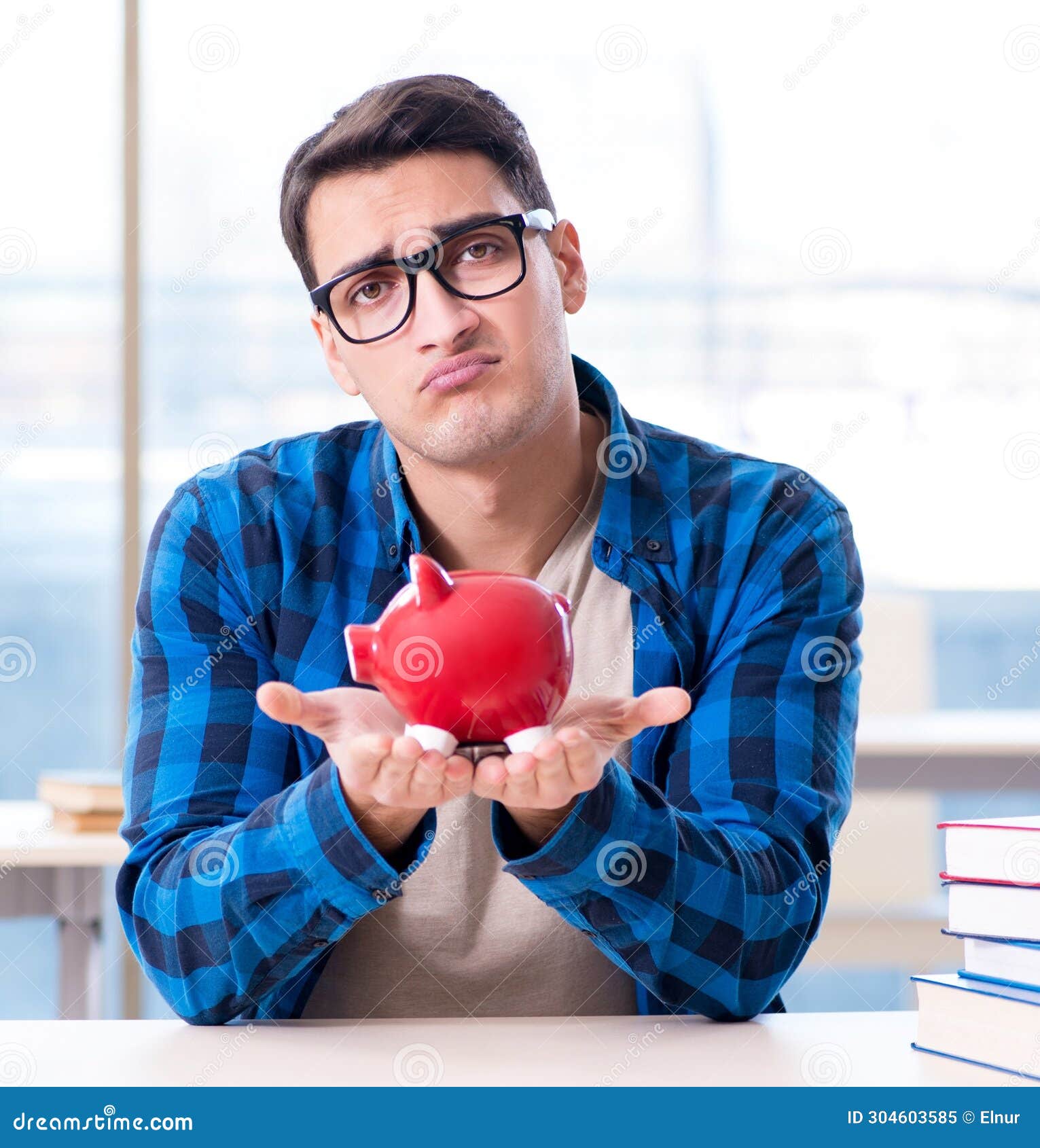 Concept of Expensive Textbooks and Cost of Education Stock Image ...