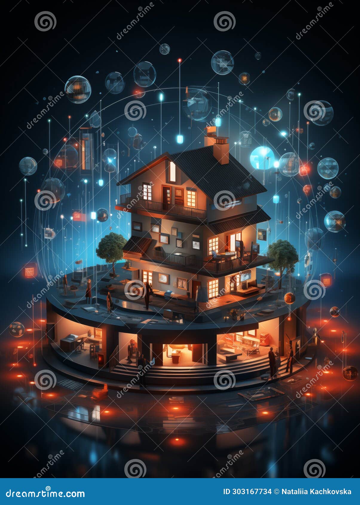 Concept of Explore the Potential Risks and Security Consideration Stock ...
