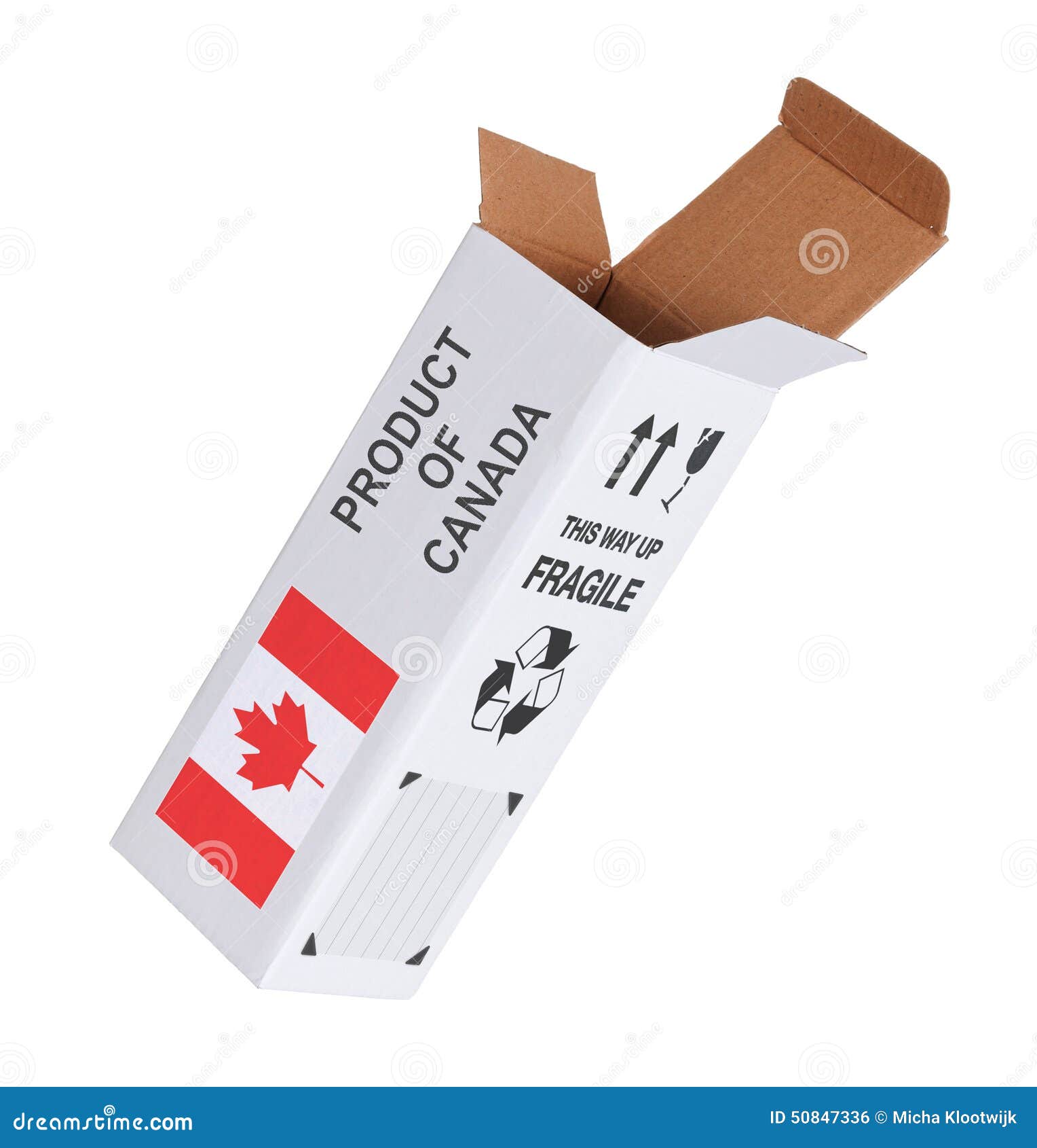 Concept of Export - Product of Canada Stock Photo - Image of fragile ...