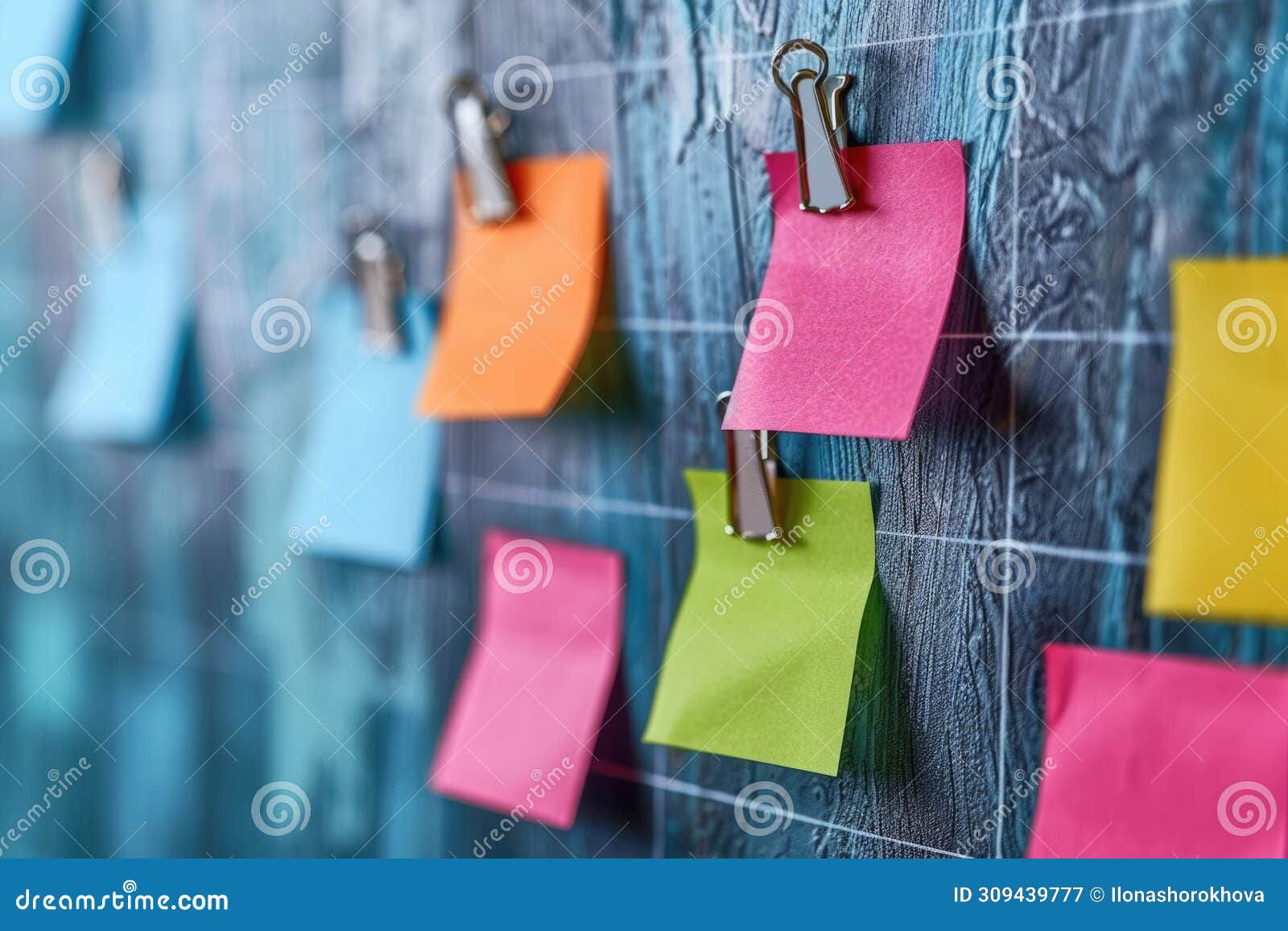 Checkbox Post-it Notes On Corkboard Stock Image | CartoonDealer.com ...