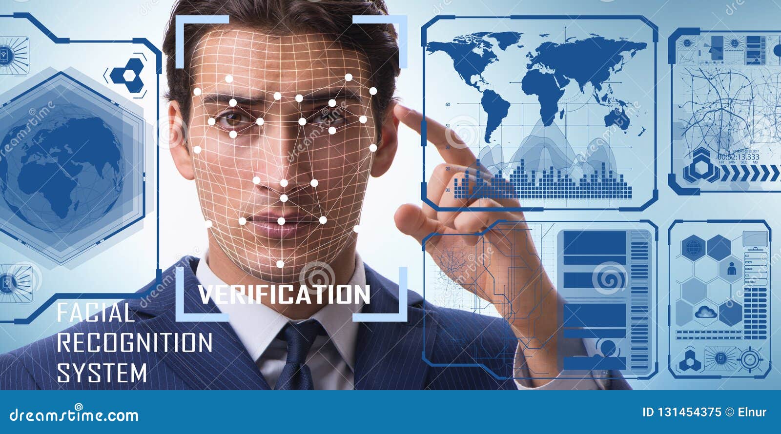 The Concept of Face Recognition Software and Hardware Stock Image ... The Concept of Face Recognition Software and Hardware Stock Image ...