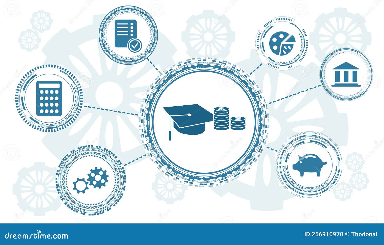 Concept of fafsa stock illustration. Illustration of assistance - 256910970