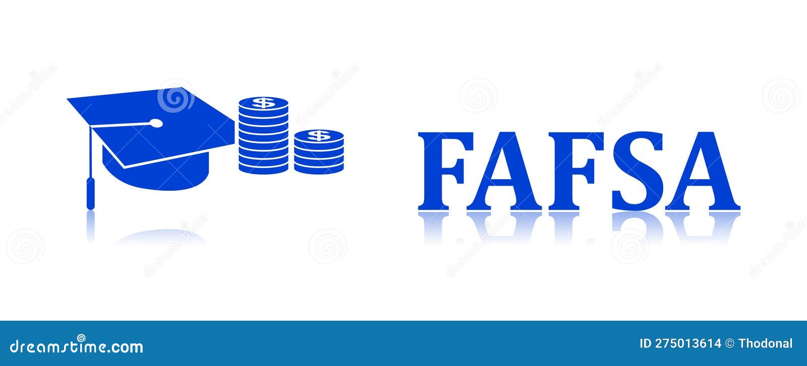 Concept of fafsa stock illustration. Illustration of grant - 275013614