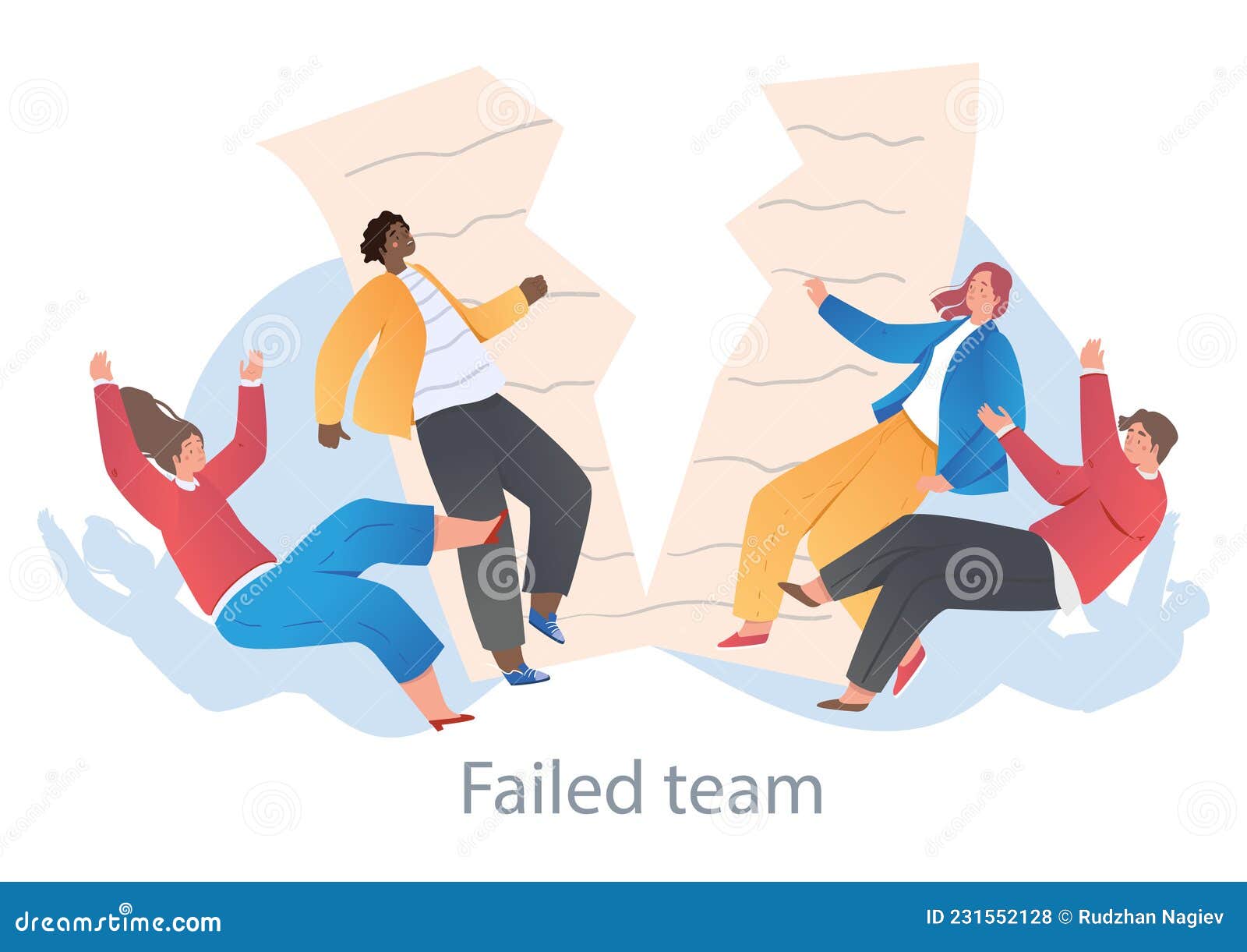 Concept of fail stock vector. Illustration of business - 231552128