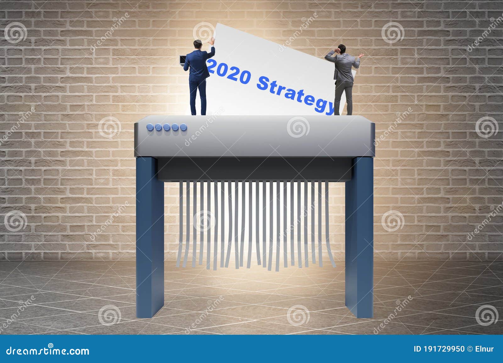 Concept of Failed Strategy and Plans in 2020 Stock Illustration ...