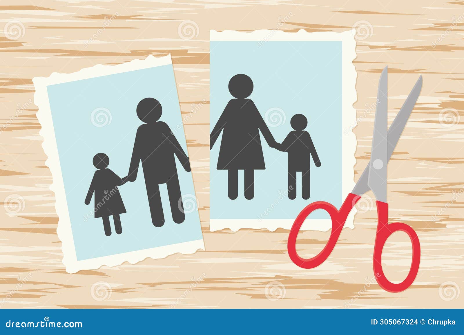 Concept of Family, Marital Problems, Separation Divorce Stock ...