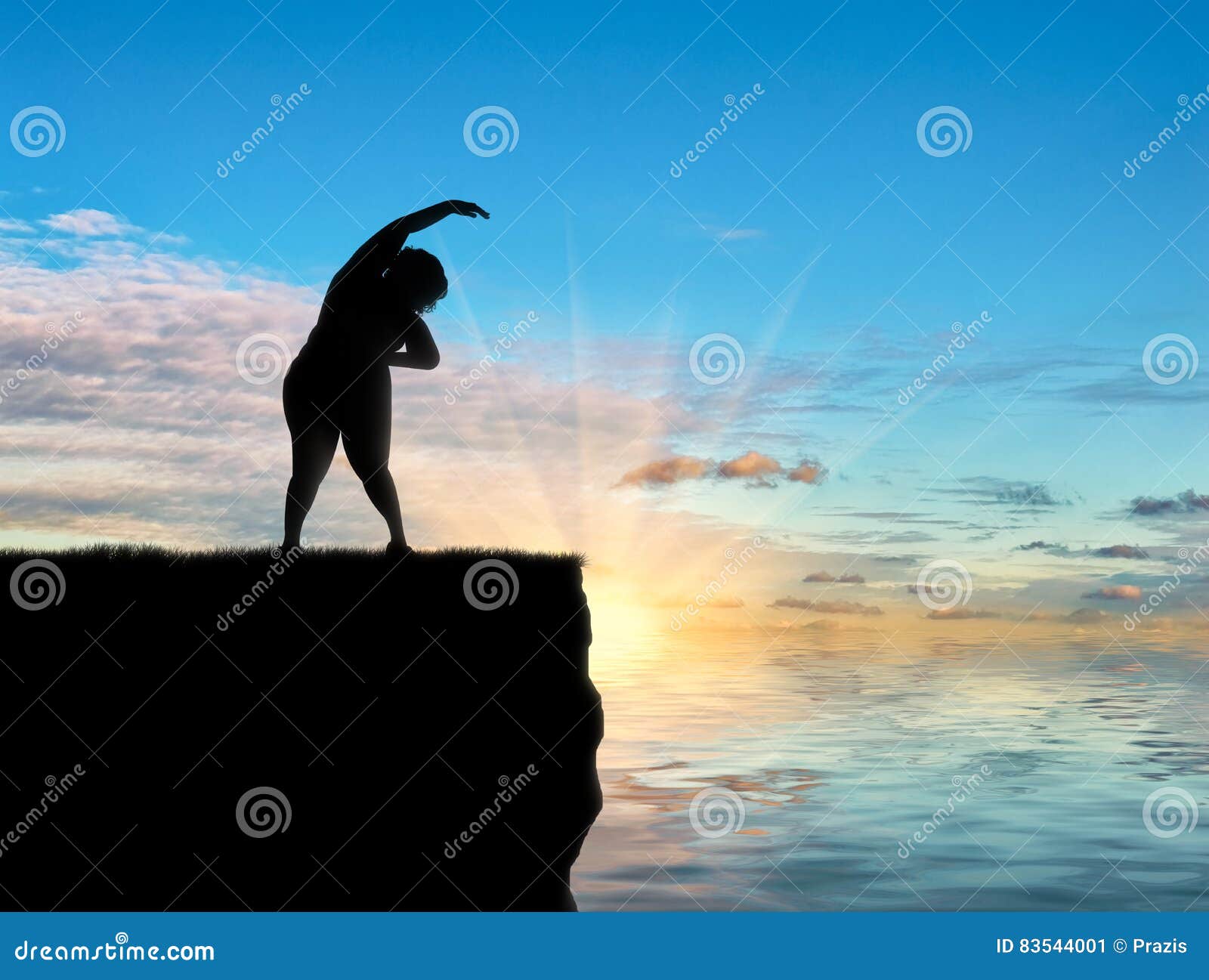 Silhouette Fat Woman Sunset Stock Illustrations – 418 Silhouette Fat ...