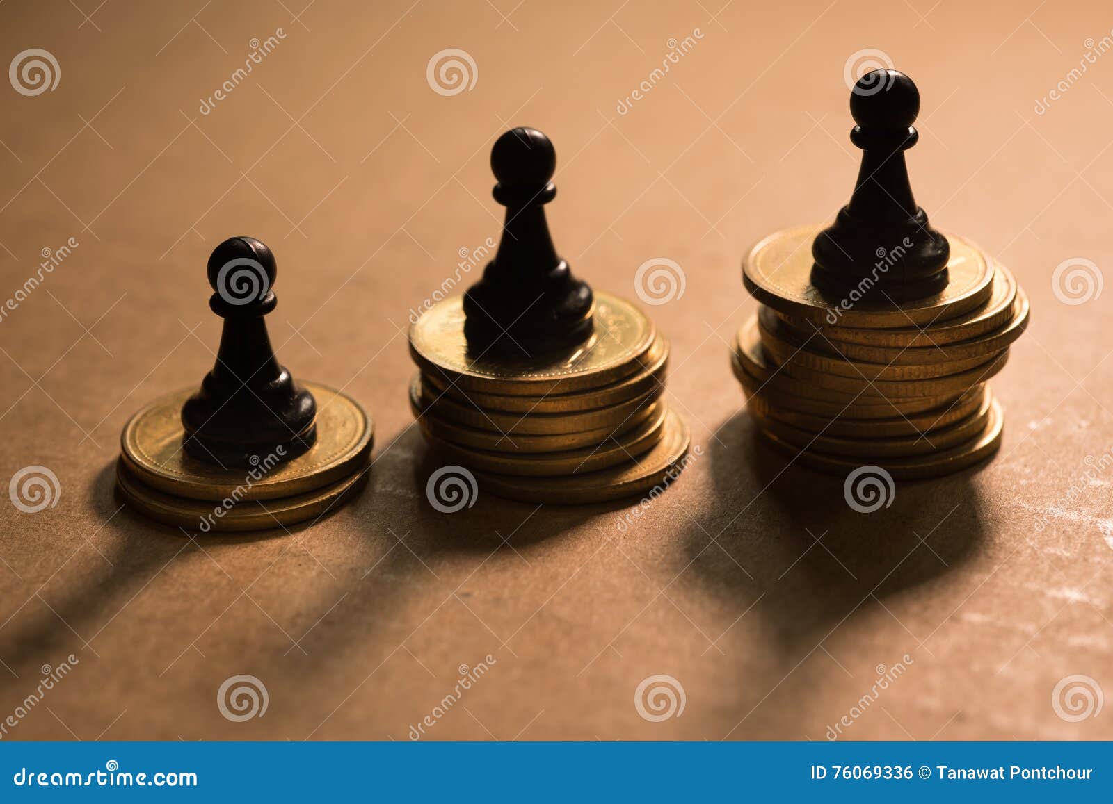 Concept of Financial Business Competition. Stock Photo - Image of ...