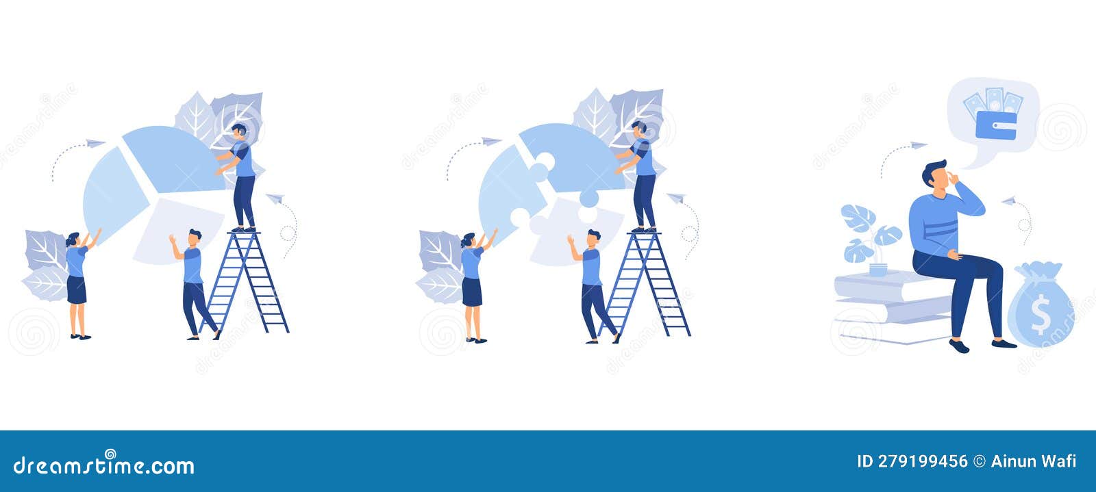 Infographics And Statistics Charts And Diagrams Cartoon Vector ... Infographics And Statistics Charts And Diagrams Cartoon Vector ...