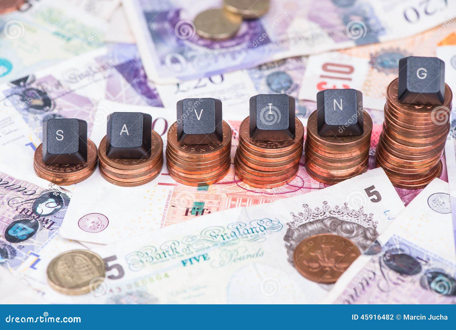 Concept of Financial Savings Background Stock Photo - Image of ...