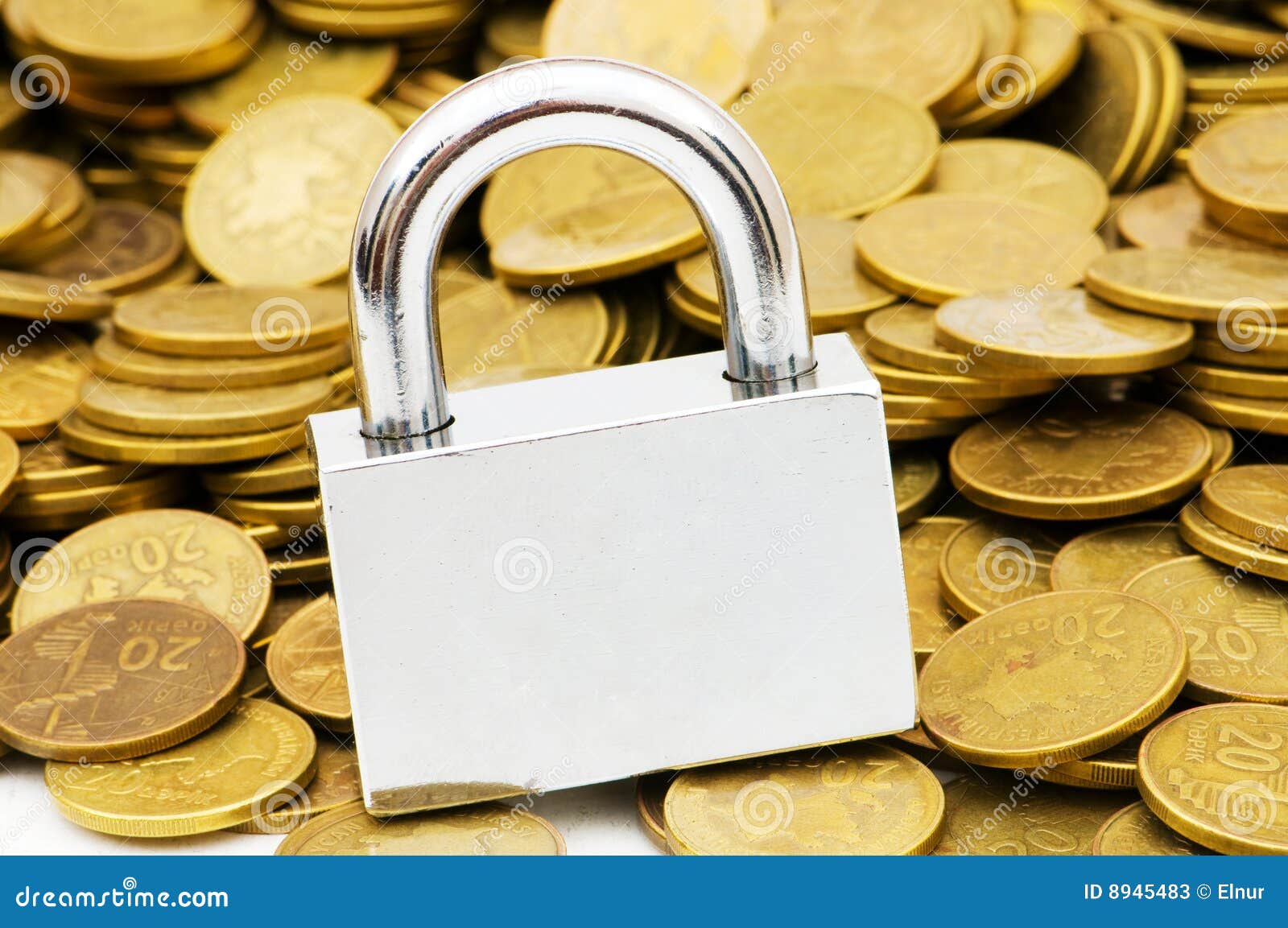 Concept of Financial Security Stock Image - Image of metal, crunch: 8945483