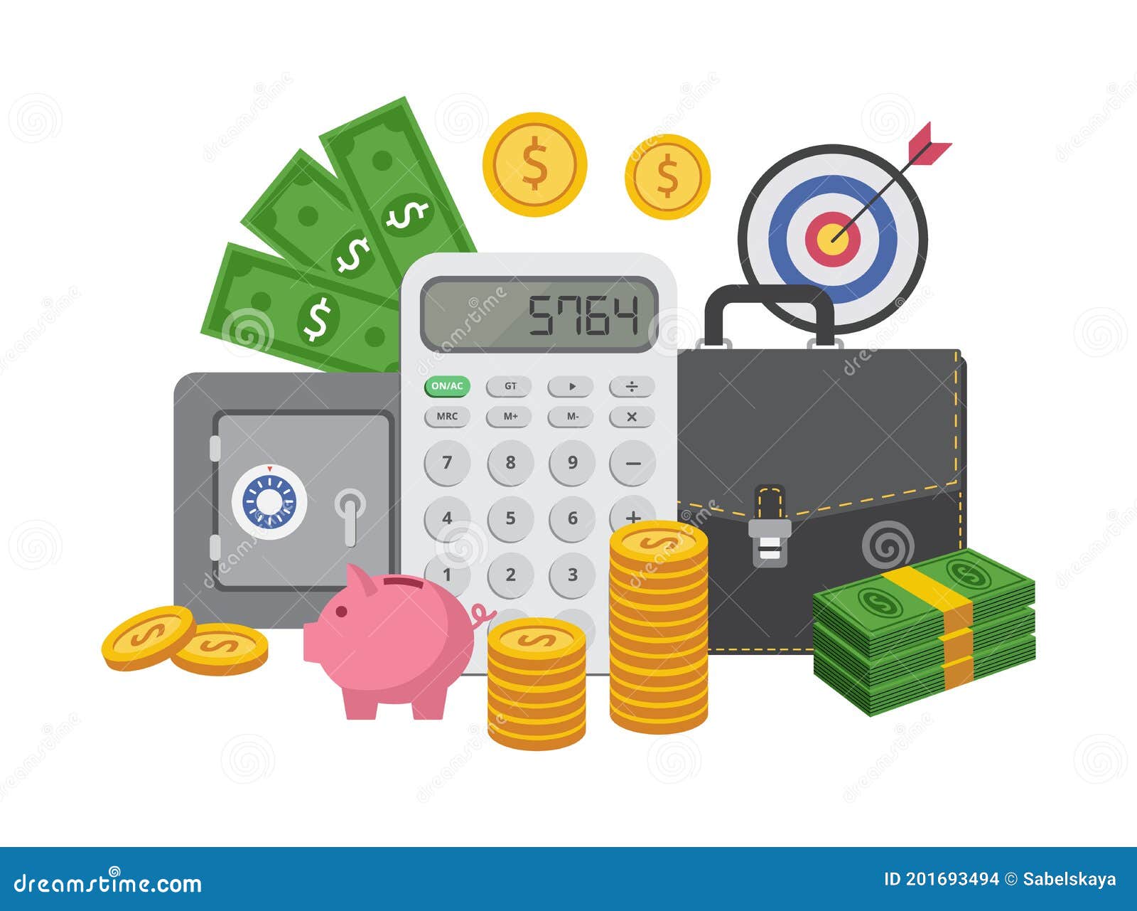Concept of Financial Stability and Management Money a Vector ...