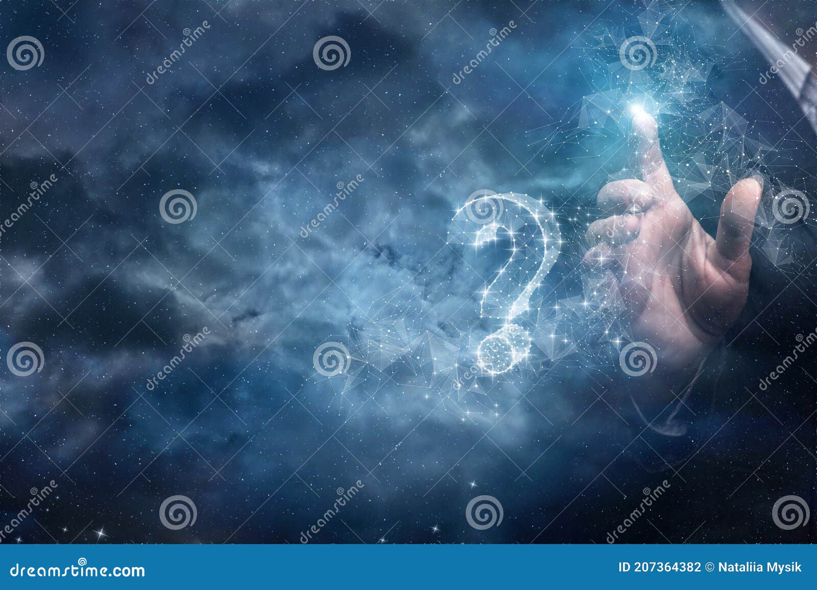 Concept of Finding Answers To Very Difficult Questions Stock Photo ...