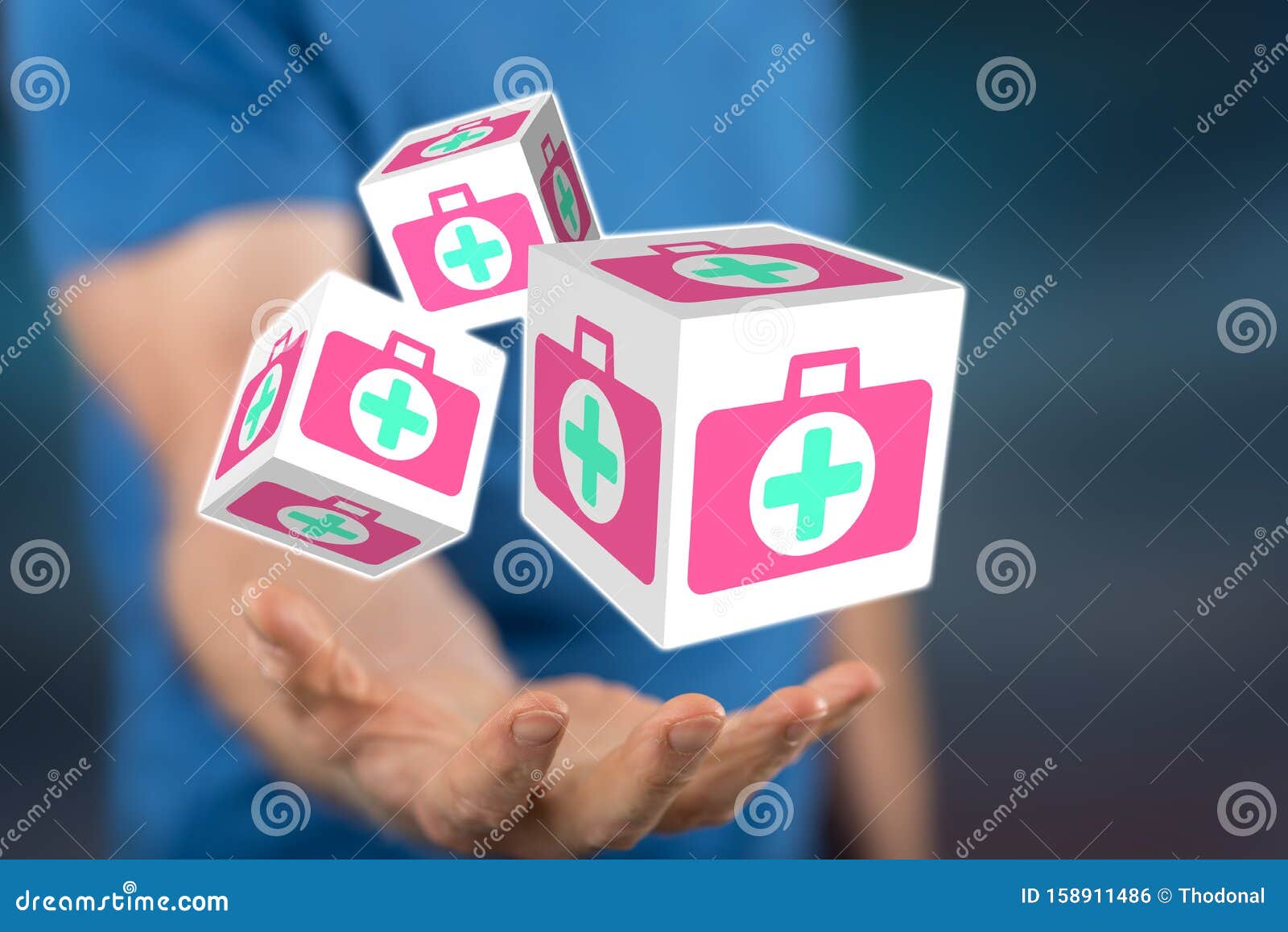 Concept of first aid stock photo. Image of background - 158911486