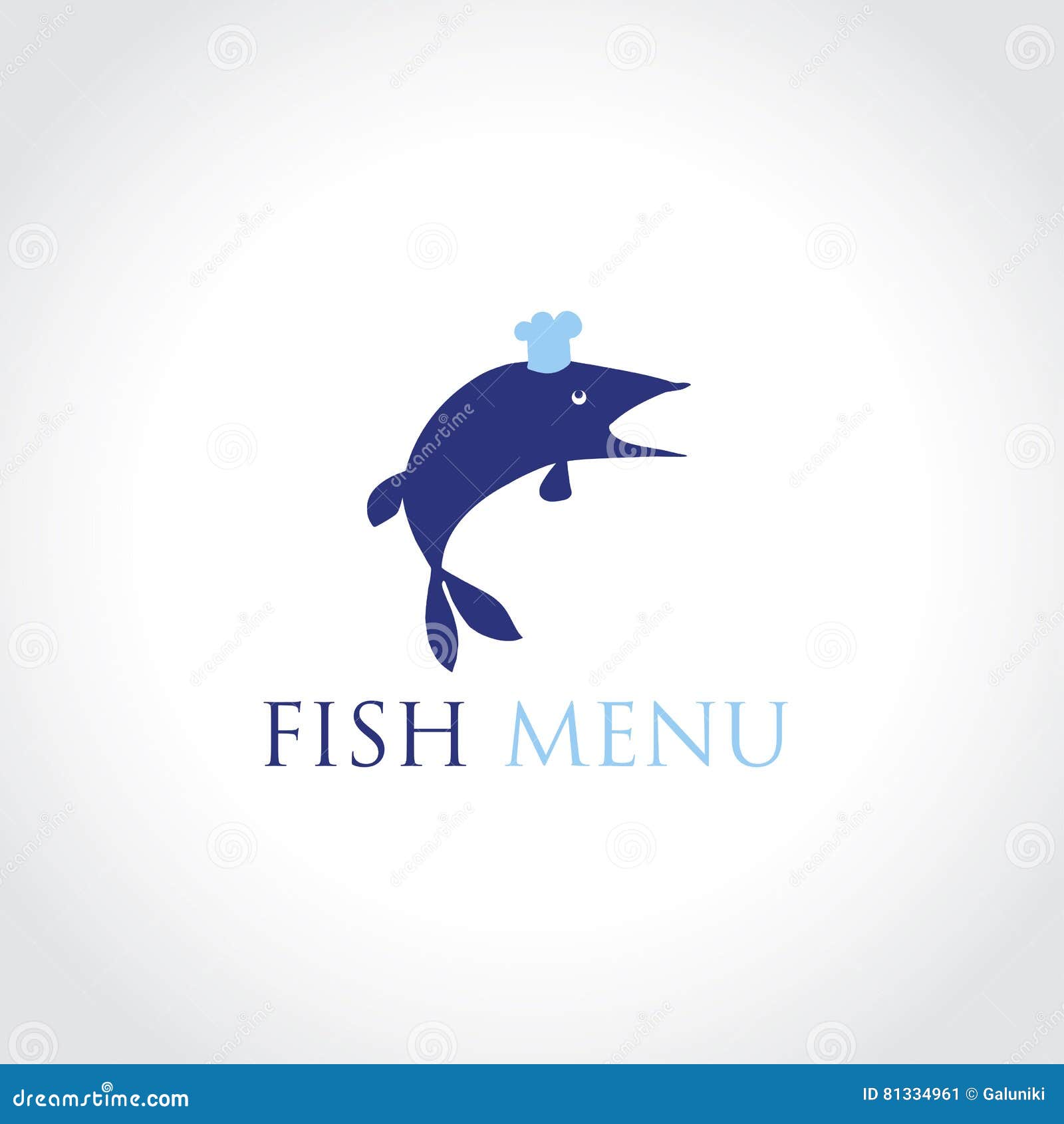 Concept Fish Menu Vector Illustration. Stock Vector - Illustration of ...