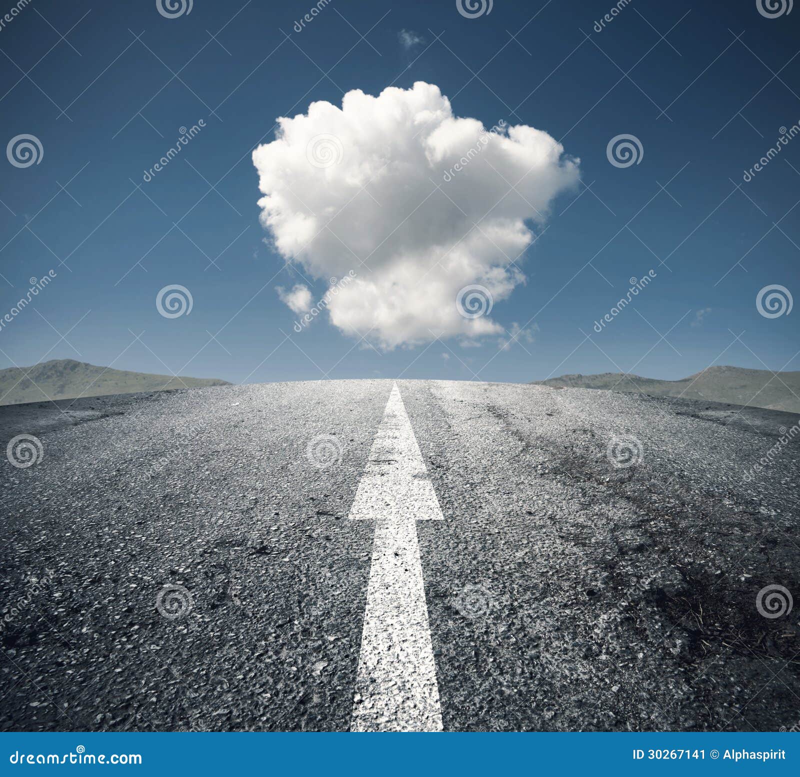 Follow the right way stock image. Image of mission, roadsign - 30267141