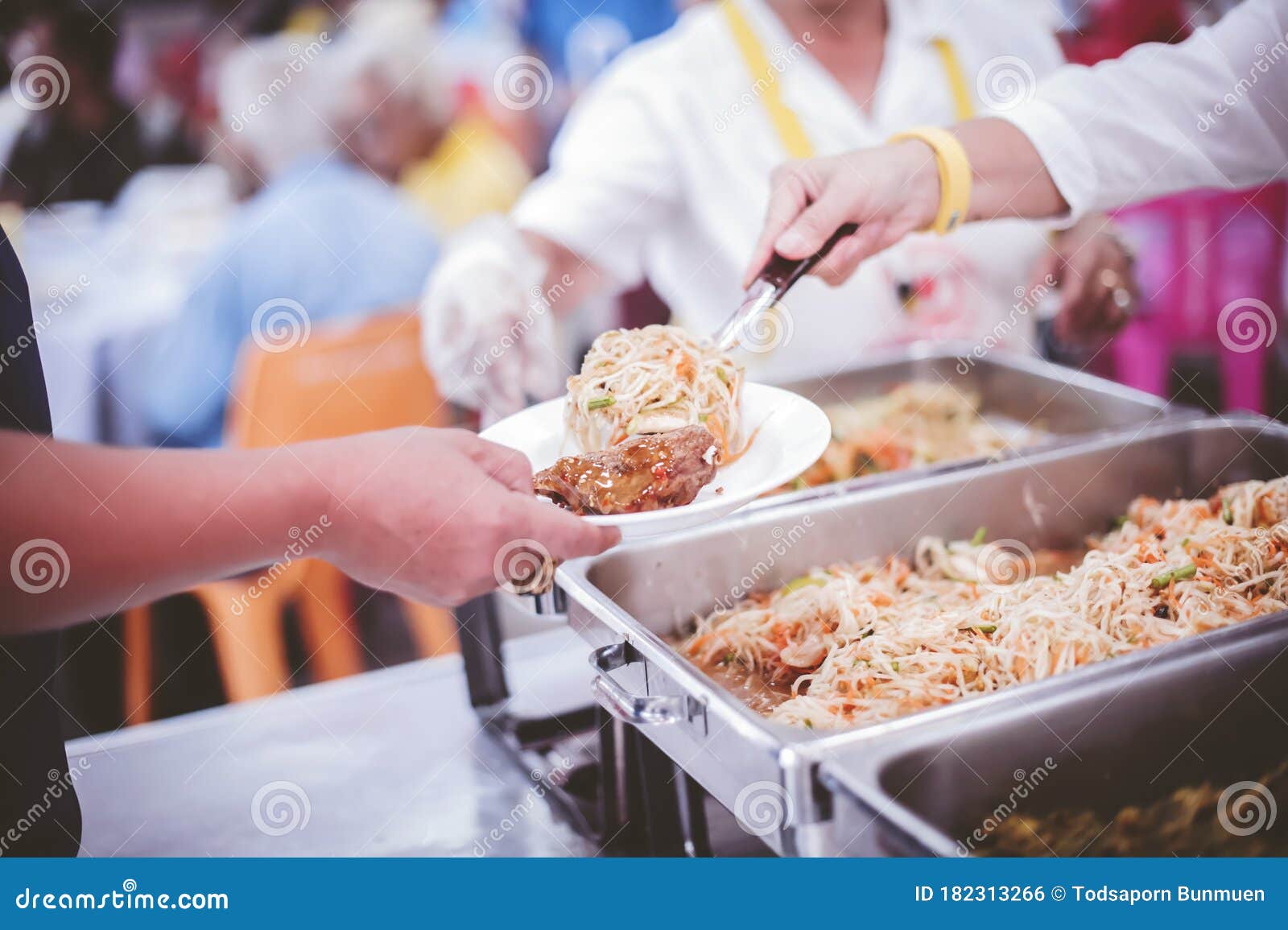 Concept of Free Food Serving : Starvation Issues Help with Food ...