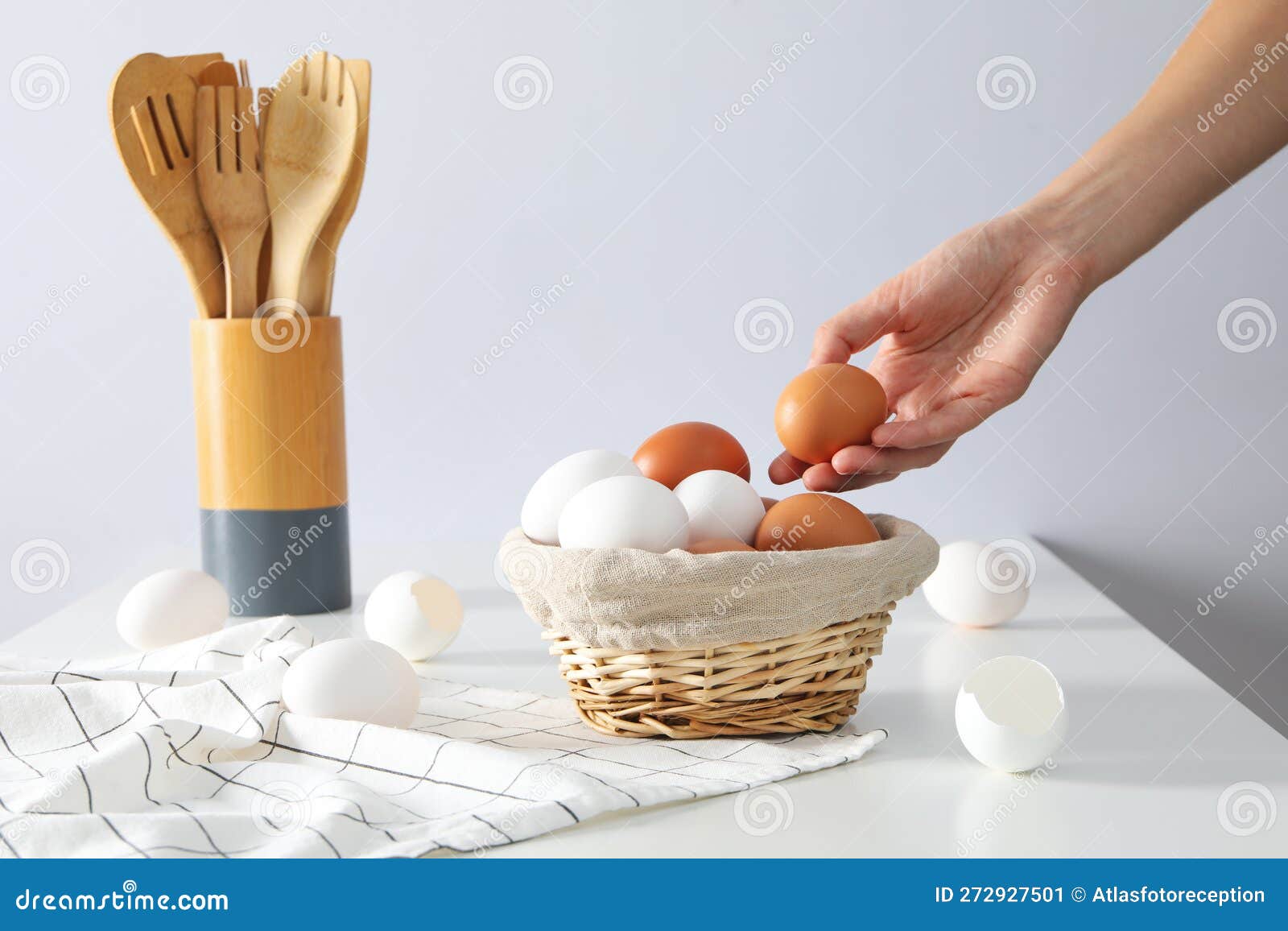 Concept of Fresh and Natural Farm Product - Eggs Stock Image - Image of ...