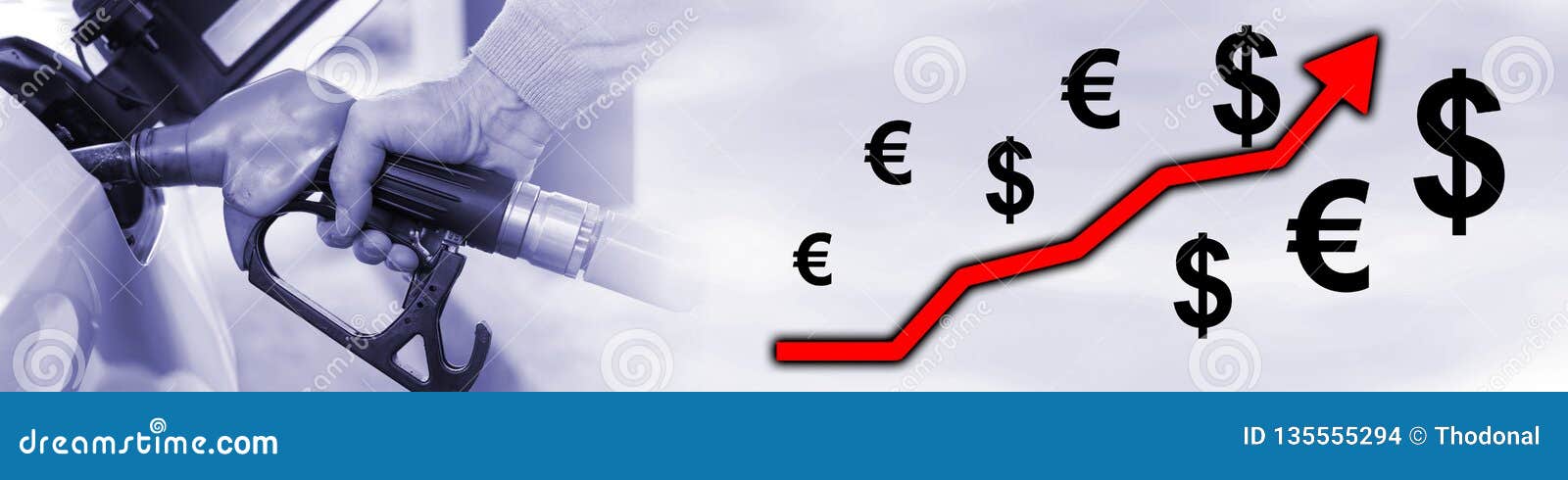Concept of Fuel Price Increase Stock Photo - Image of pump, finance ...