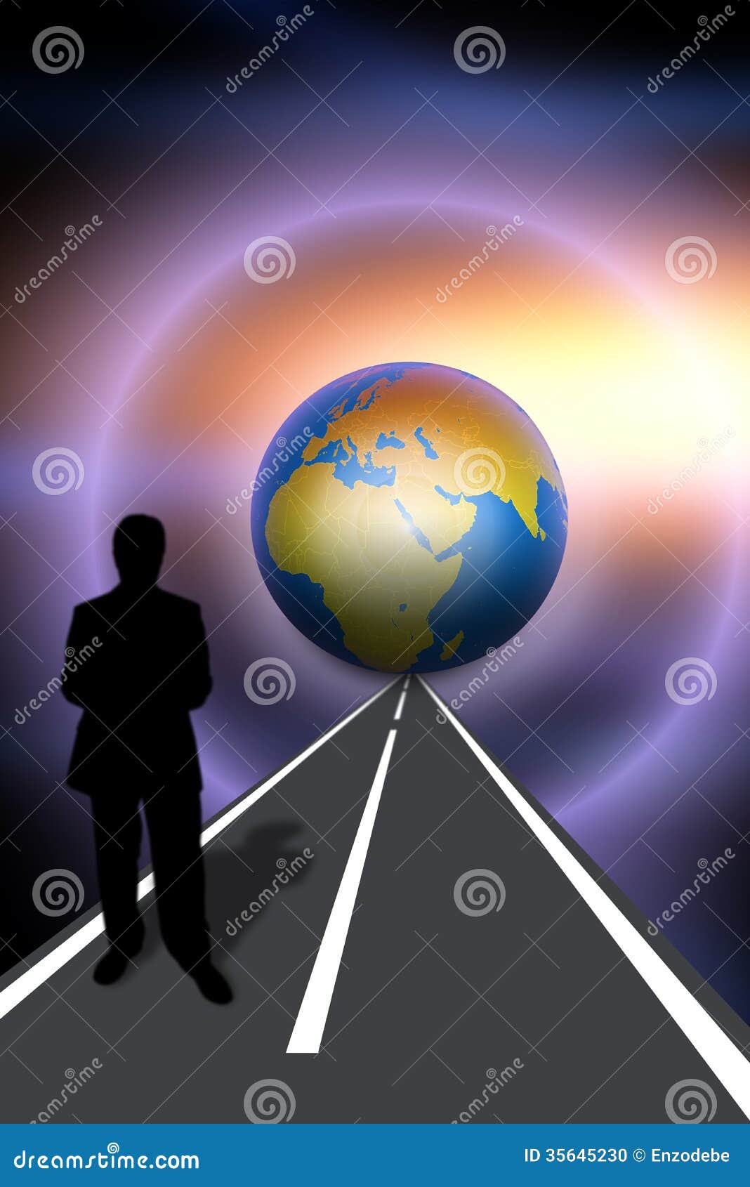 Concept of future stock photo. Image of shadow, world - 35645230