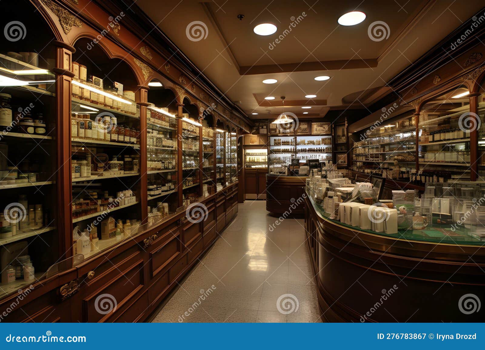 Concept Future Pharmacy, Modern Design . Generative AI Stock ...