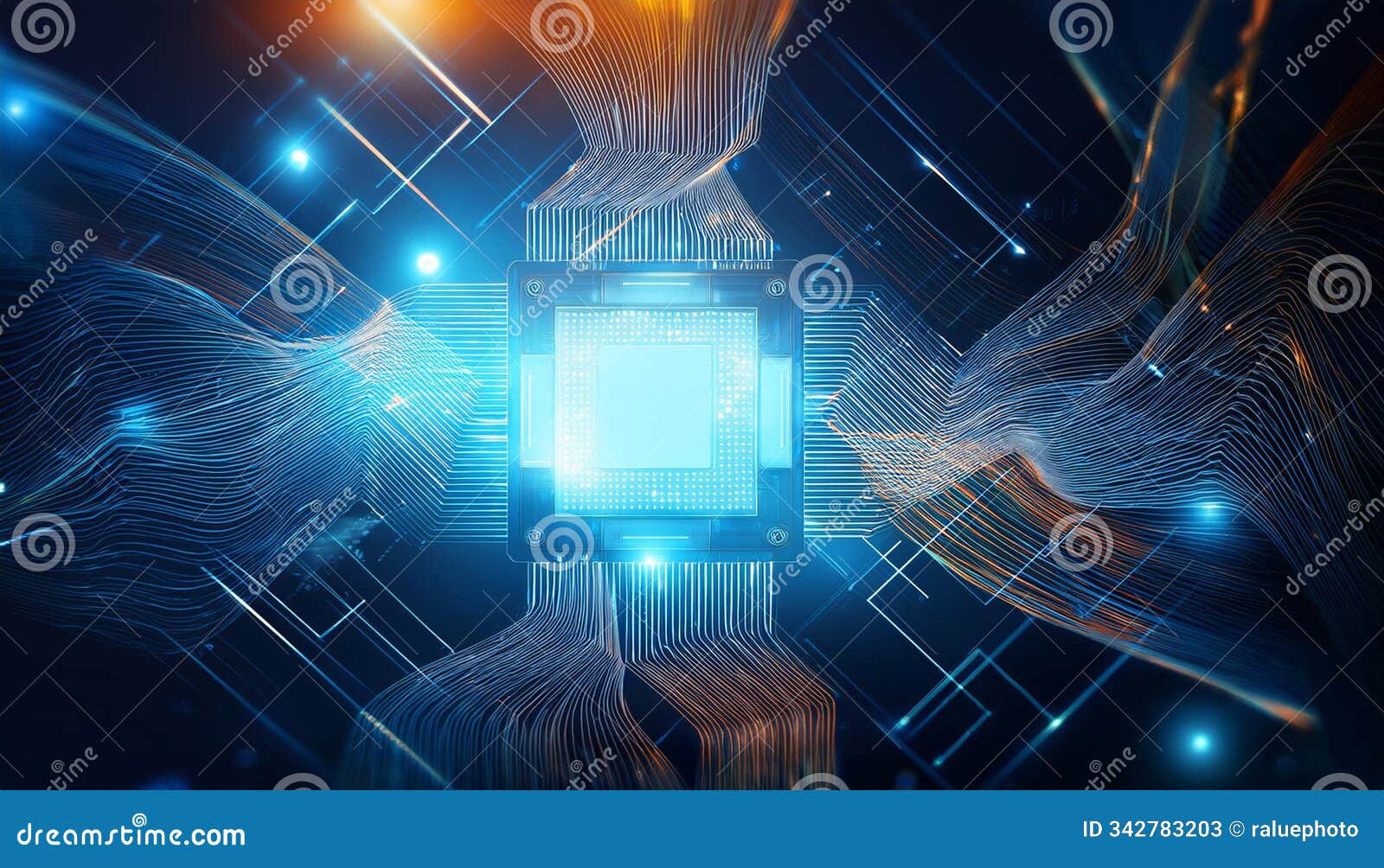 Concept of Future Technology and Gadgets Futuristic Abstract Background ...