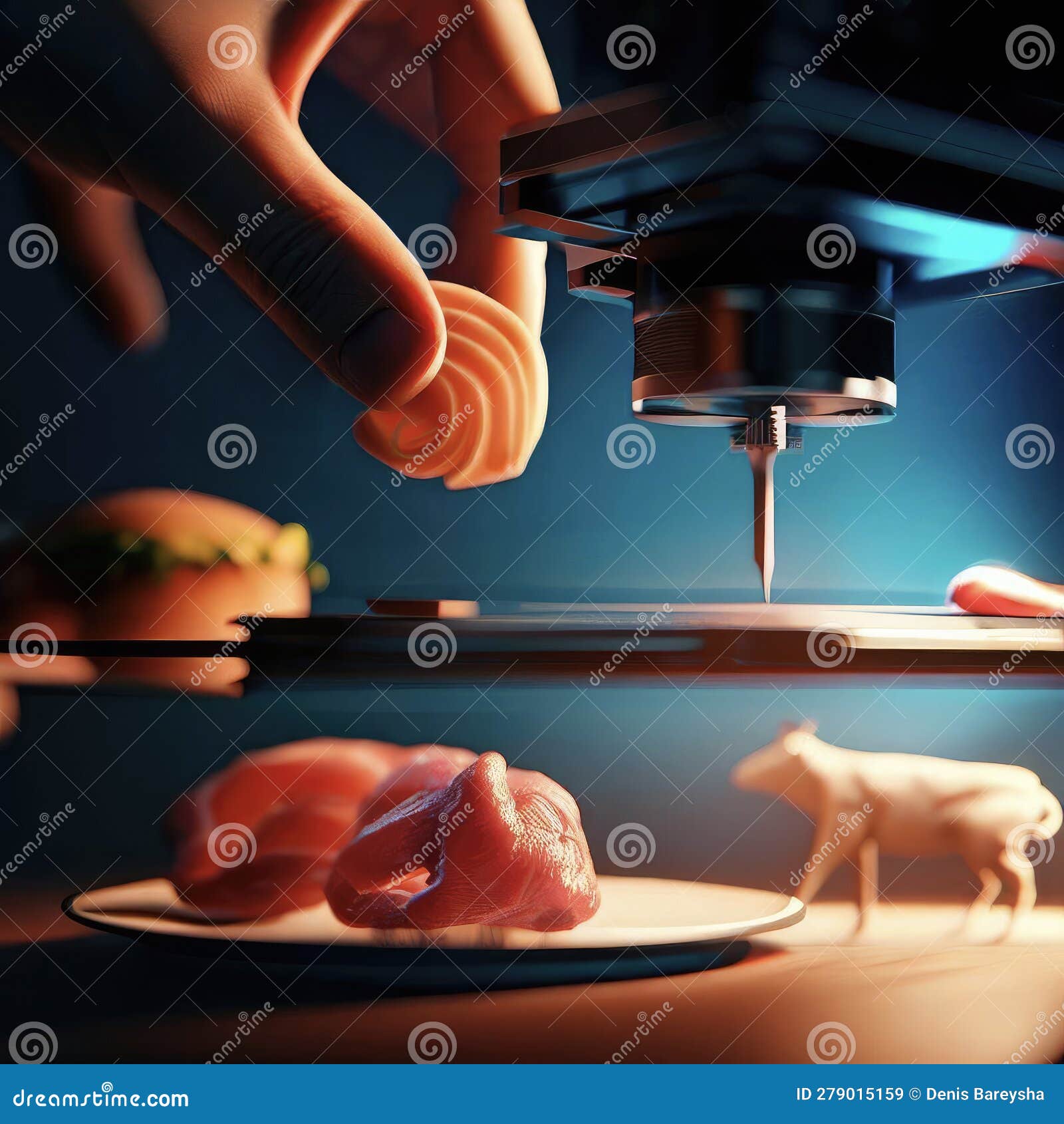 Concept of Futuristic and Sustainable Food Solution. Generated Ai Stock ...