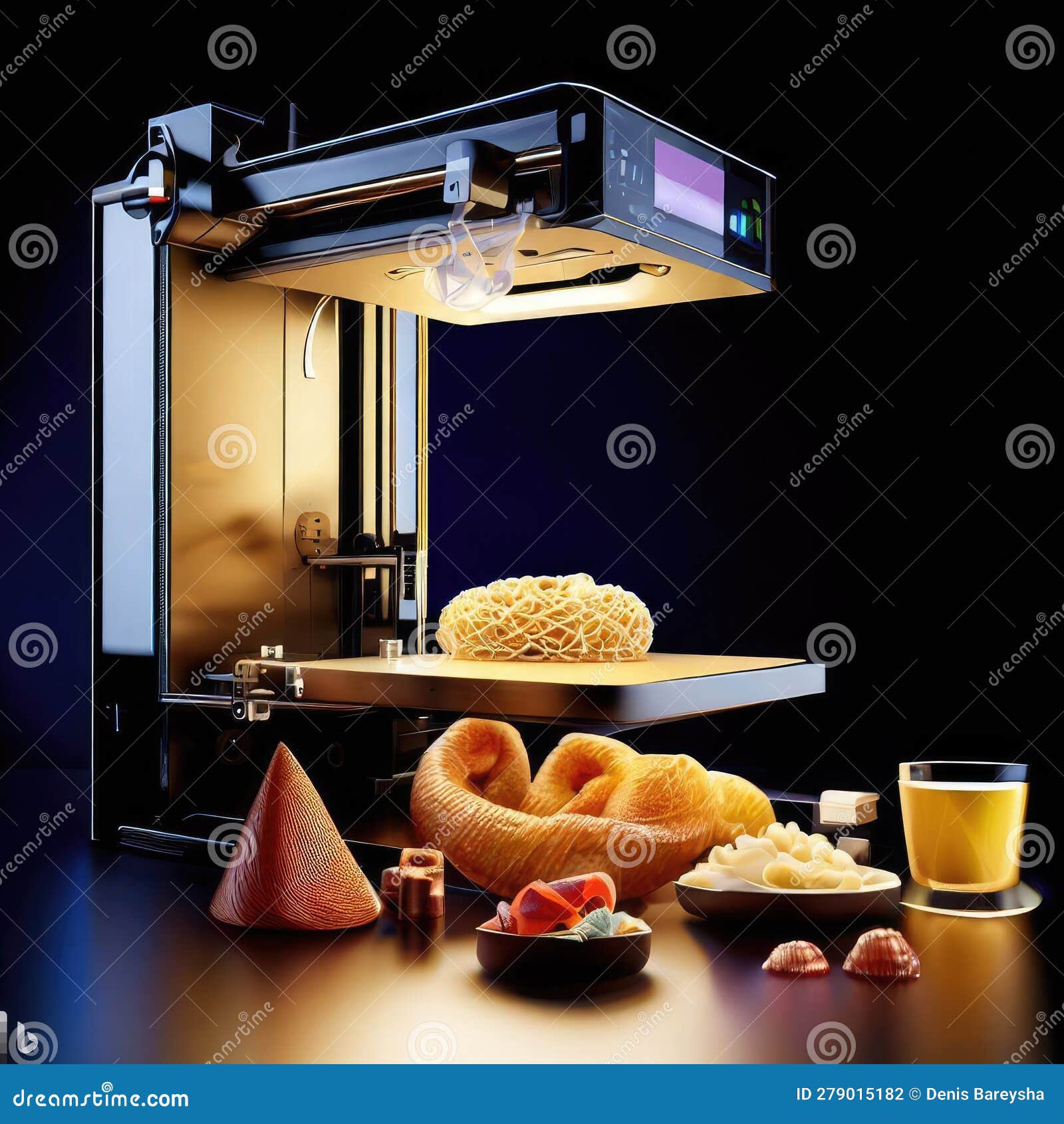 Concept of Futuristic and Sustainable Food Solution. Generated Ai Stock ...