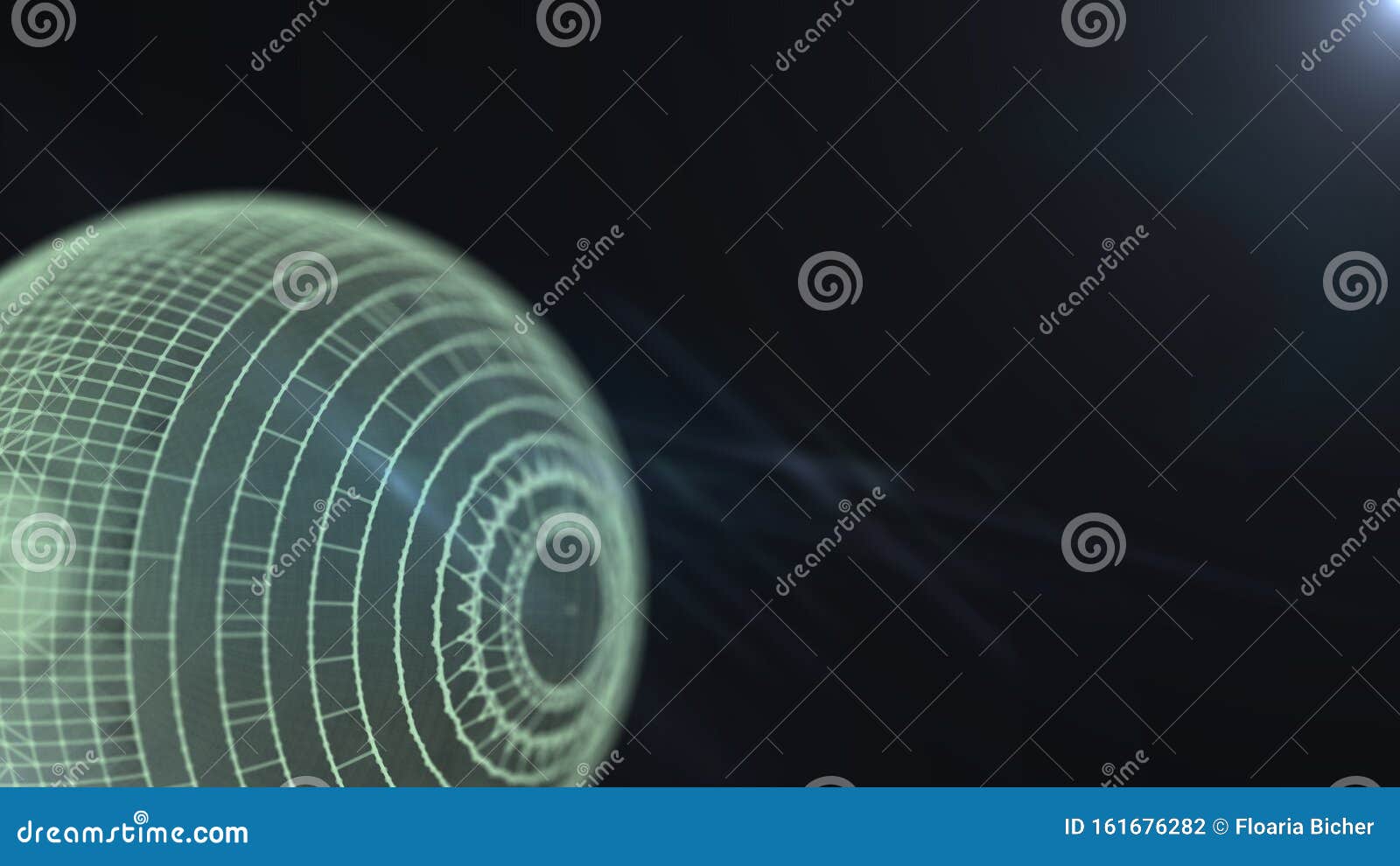 Concept of Futuristic Techno Design Abstract Background. Stock ...